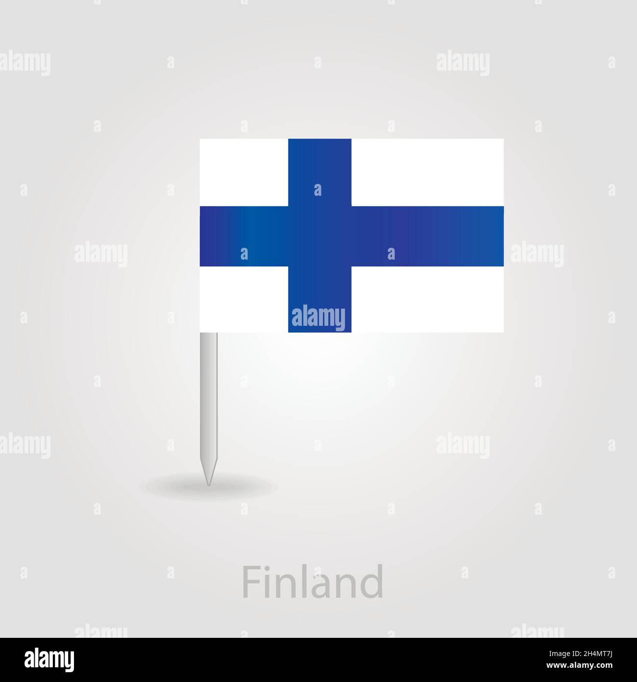 Finland flag pin map icon, isolated vector illustration eps 10 Stock ...