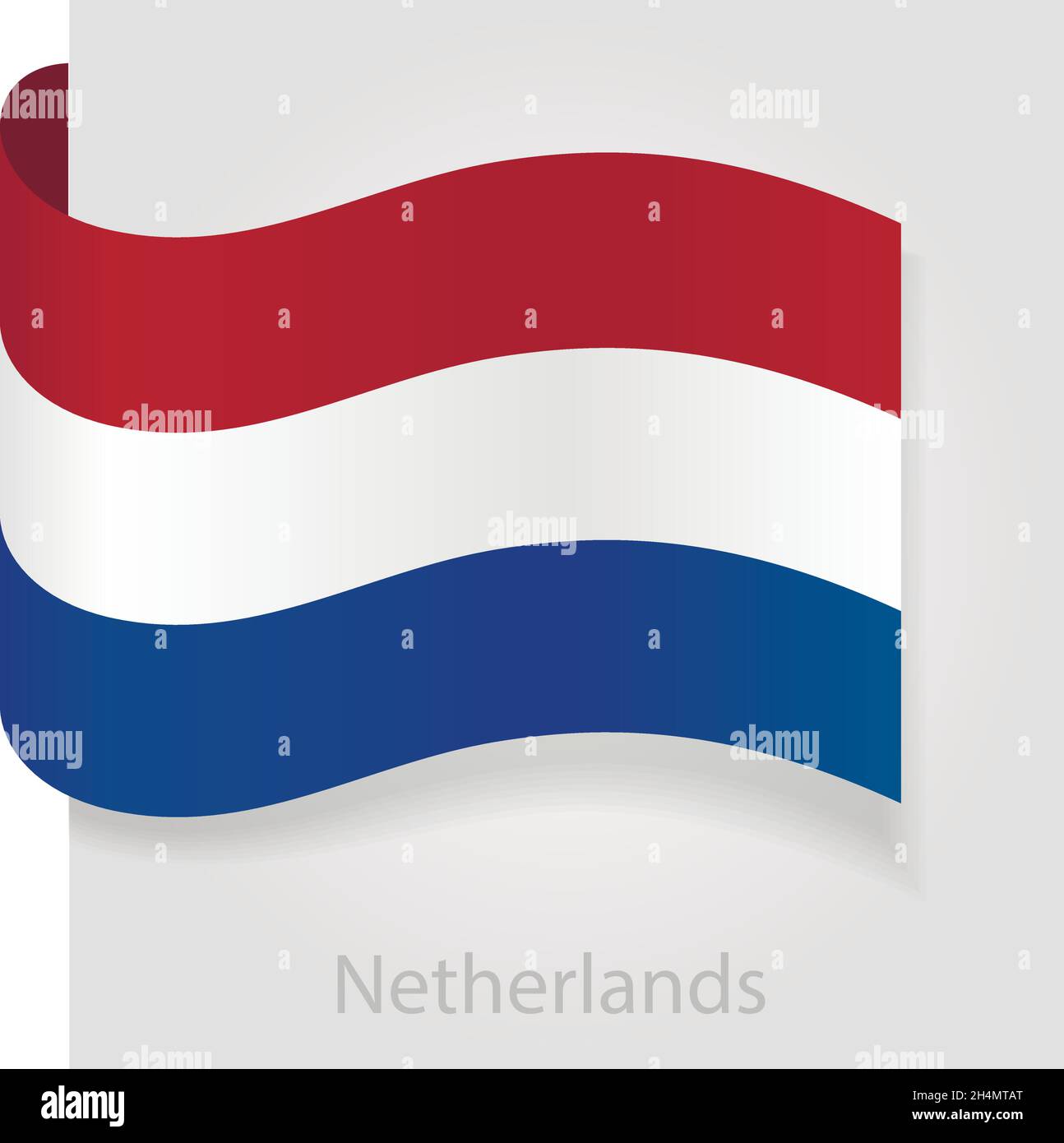 Netherlands flag, isolated vector illustration eps 10 Stock Vector ...