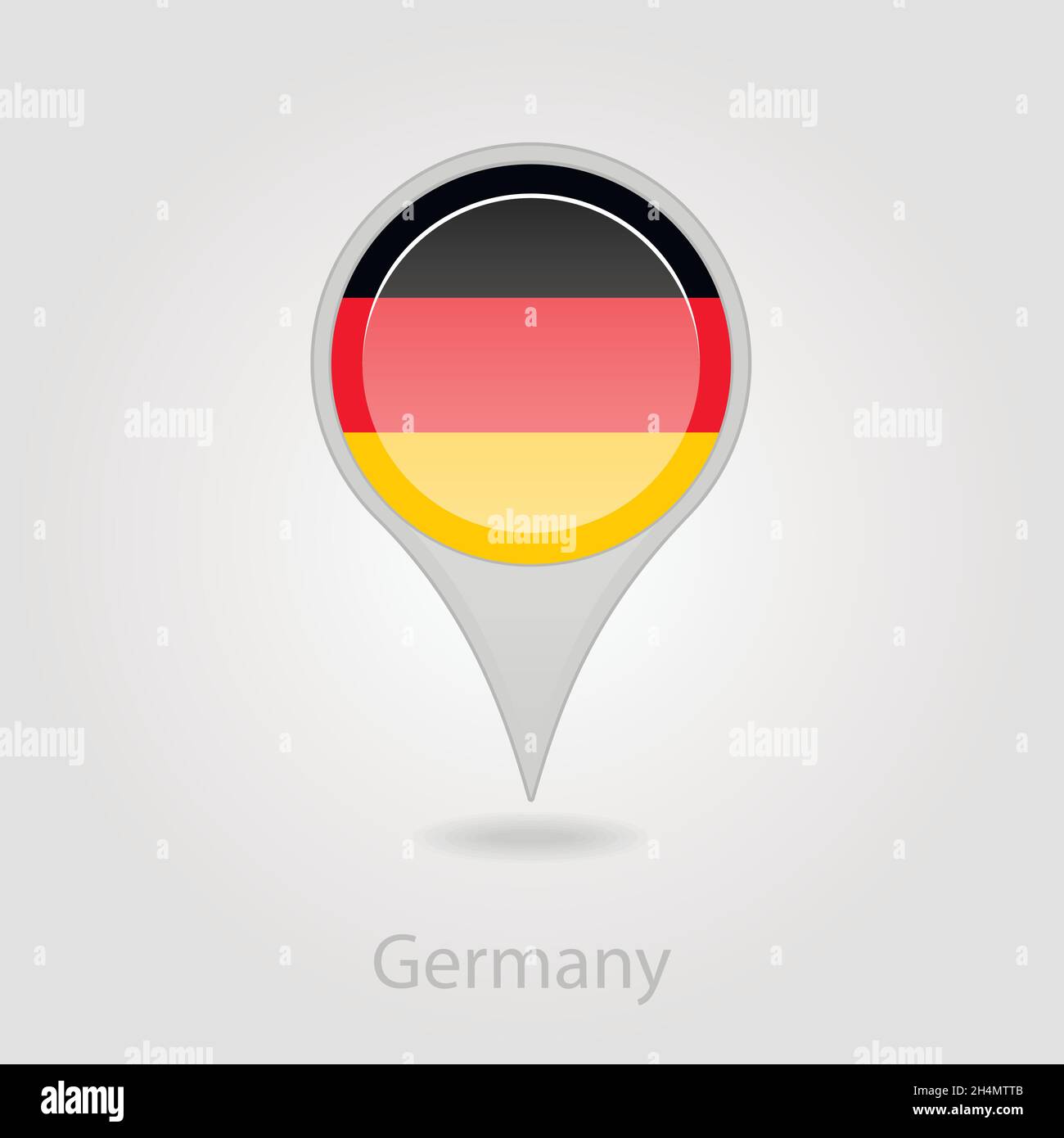 Golden map of germany Stock Vector Images - Alamy