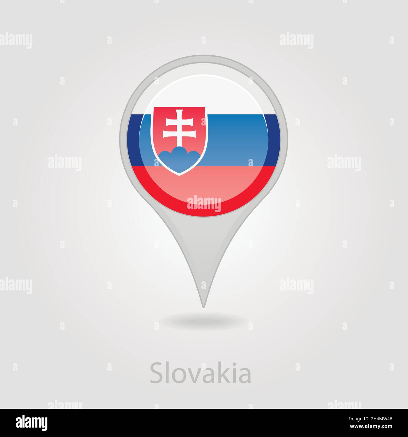 Vector map slovakia bratislava hi-res stock photography and images - Alamy