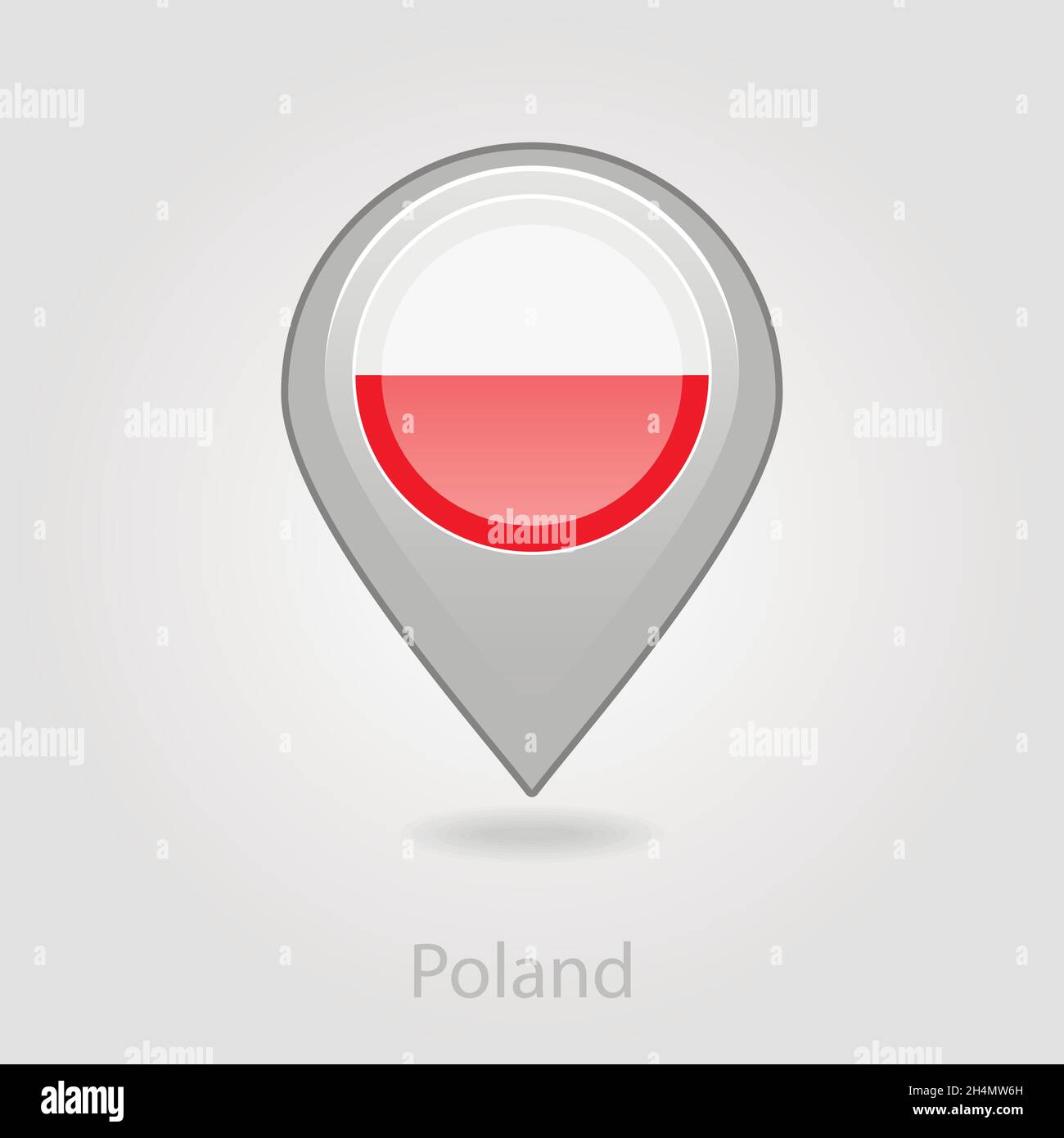 Poland eps map hi-res stock photography and images - Alamy