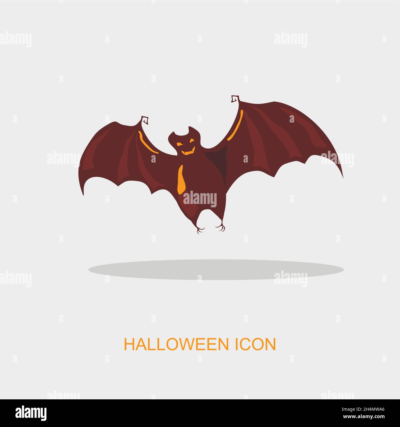 Halloween Bat icon, vector illustration eps 10 Stock Vector Image & Art ...