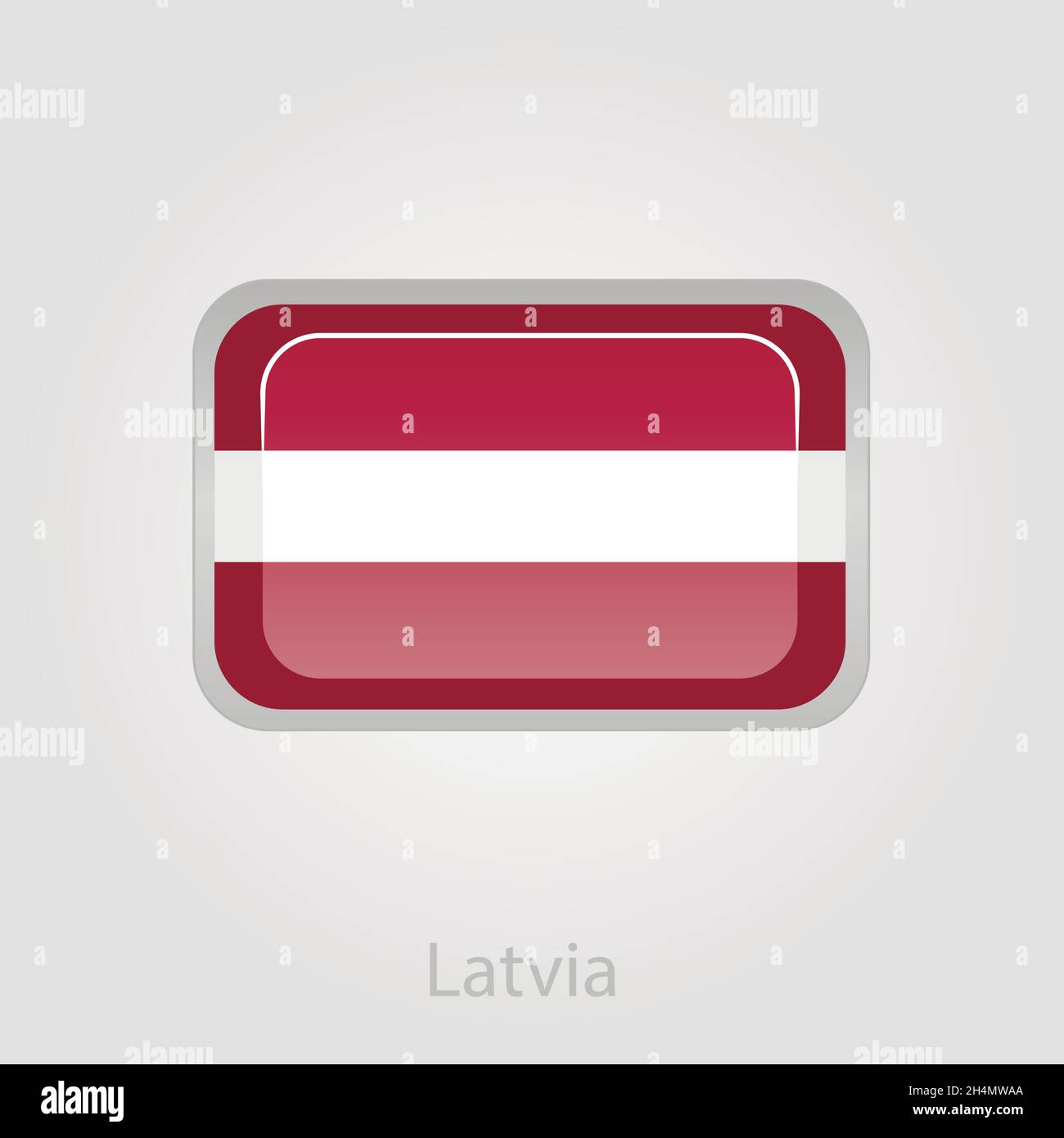 Latvian flag button, isolated vector illustration eps 10 Stock Vector Image & Art - Alamy