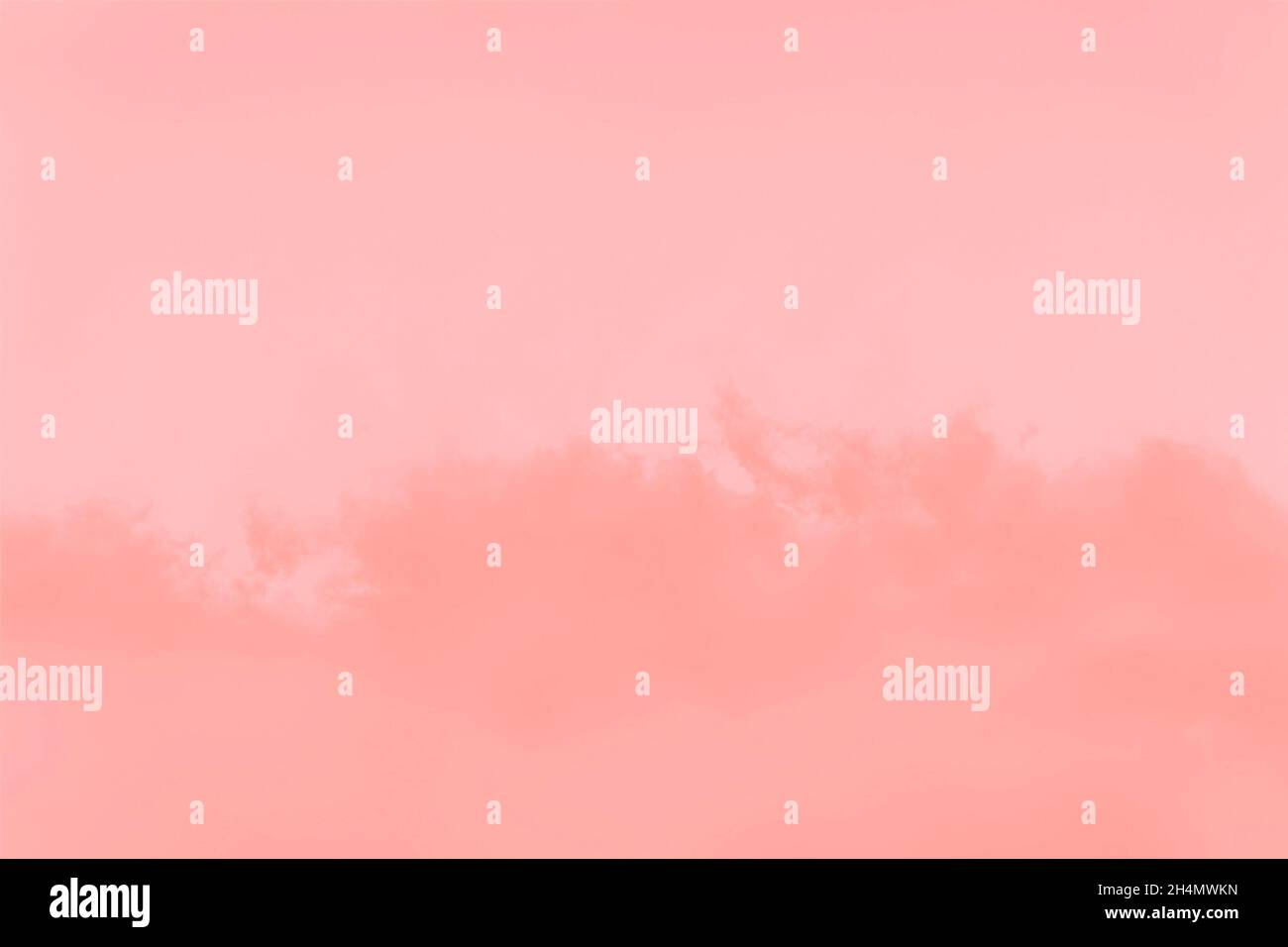 Abstract coral soft color sky background with clouds, copy space Stock ...