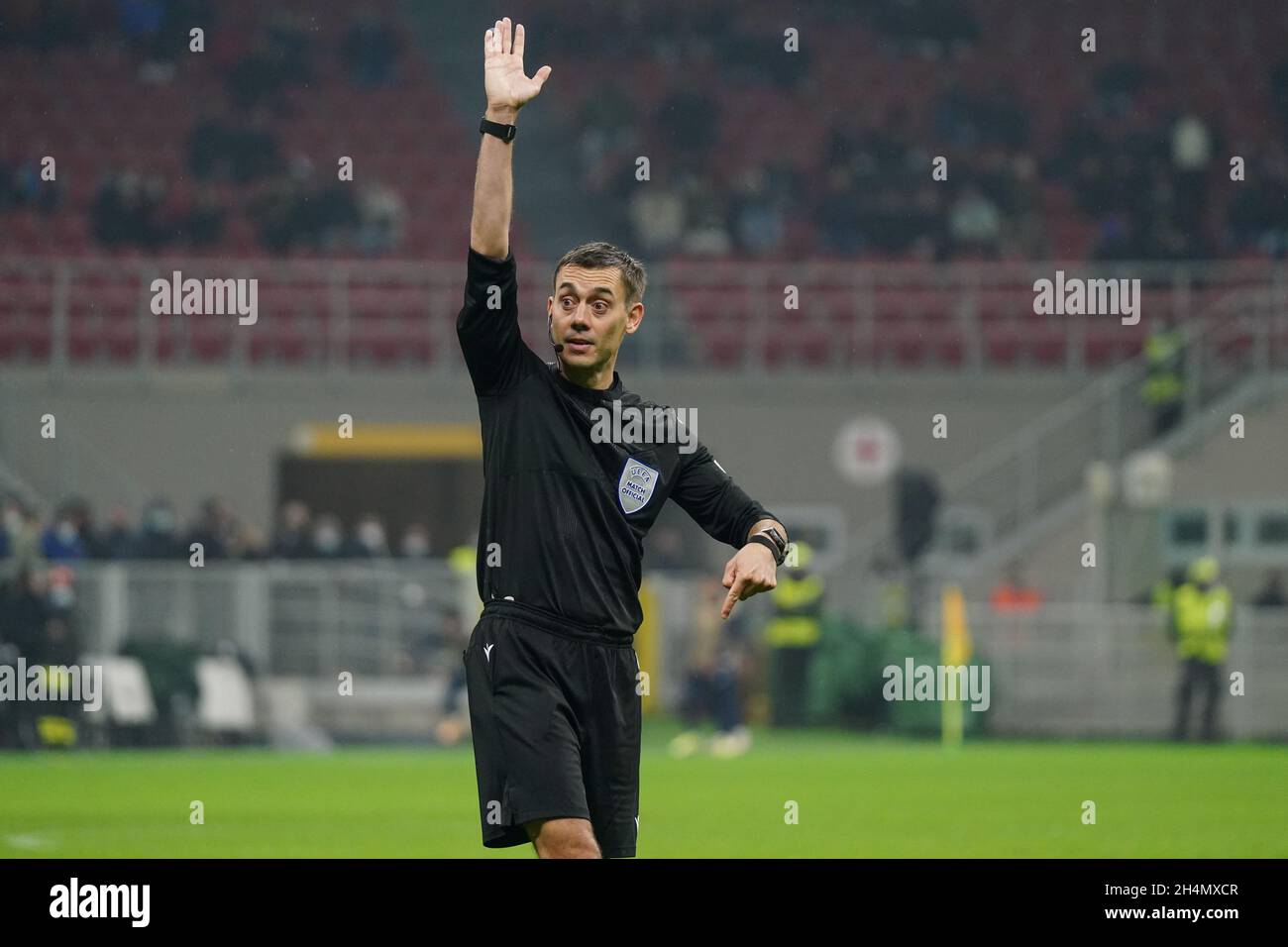 Referee clement turpin during uefa hi-res stock photography and images ...