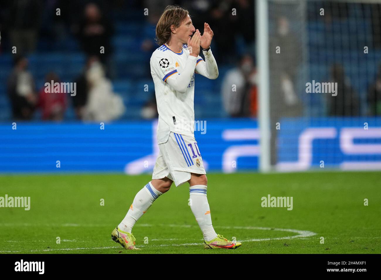 Luka Modric of Real Madrid at full time during the UEFA Champions ...