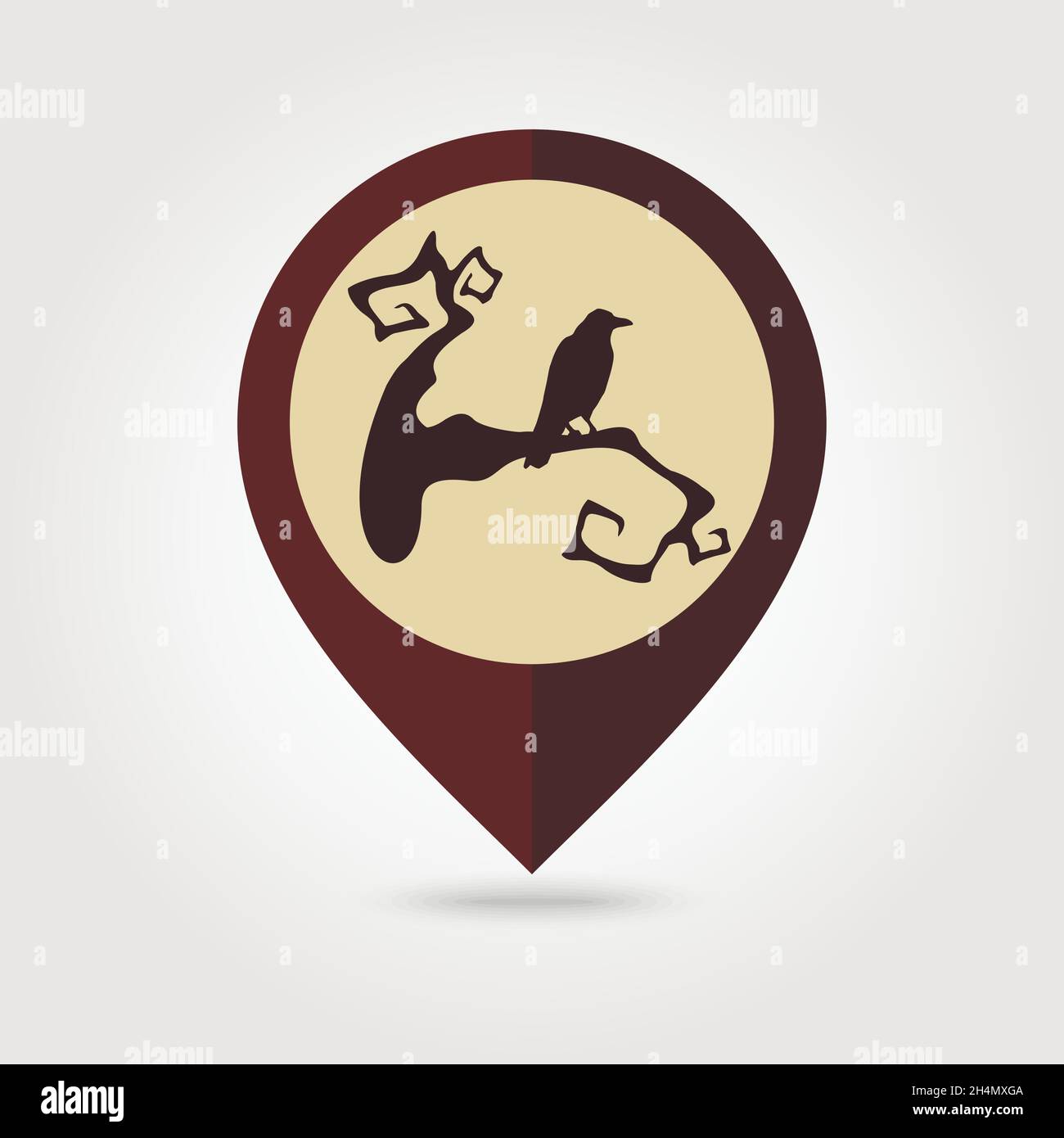 Raven stick Stock Vector Images - Alamy