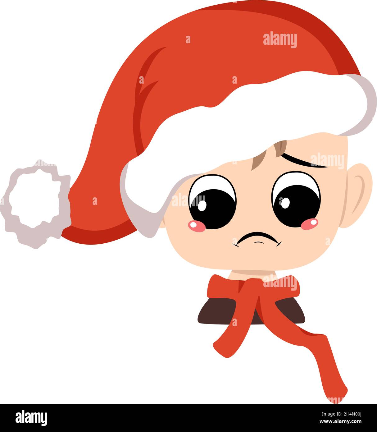 Sad Crying Santa