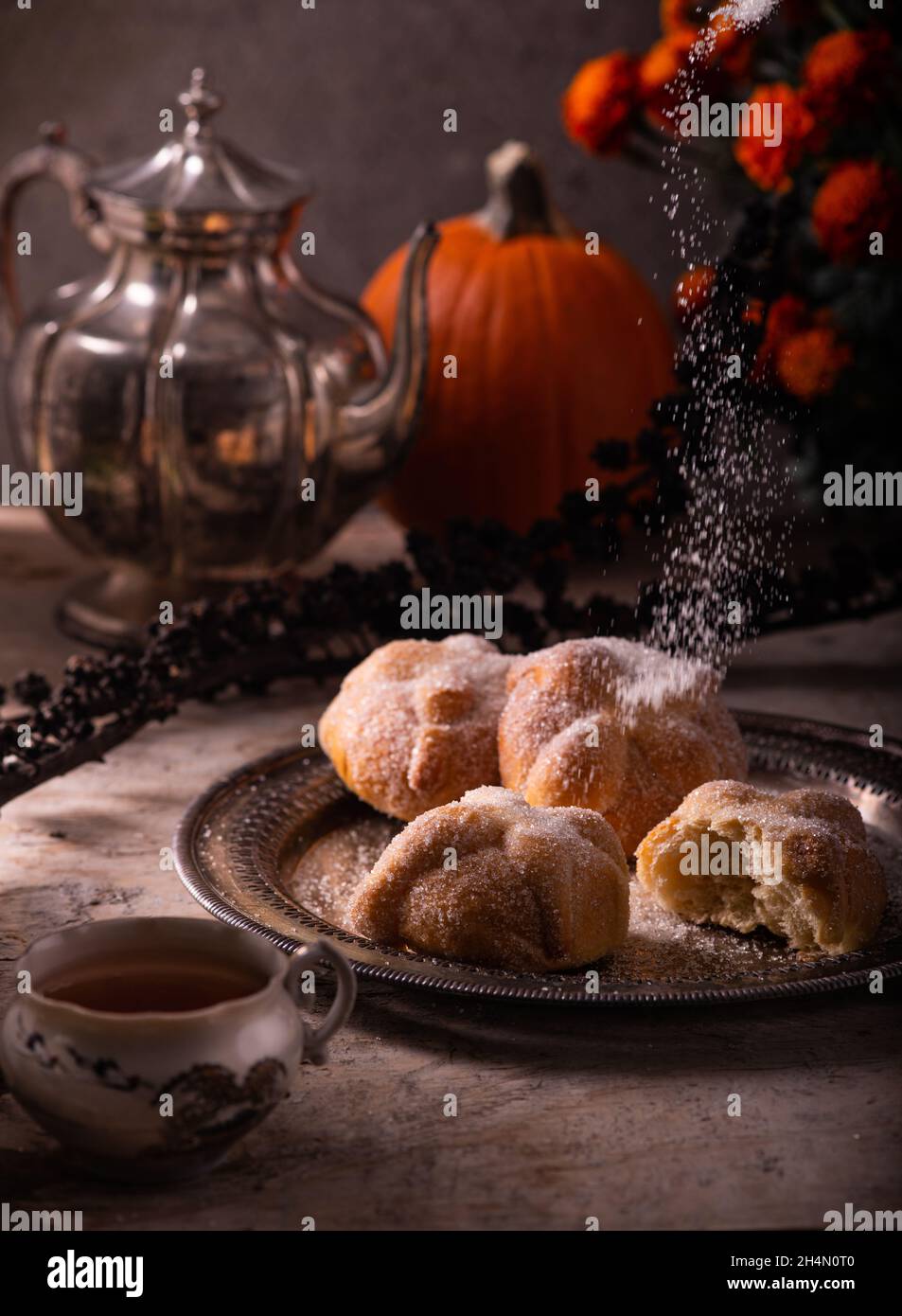 Vertical shot of homemade pastry with baking powder Stock Photo - Alamy