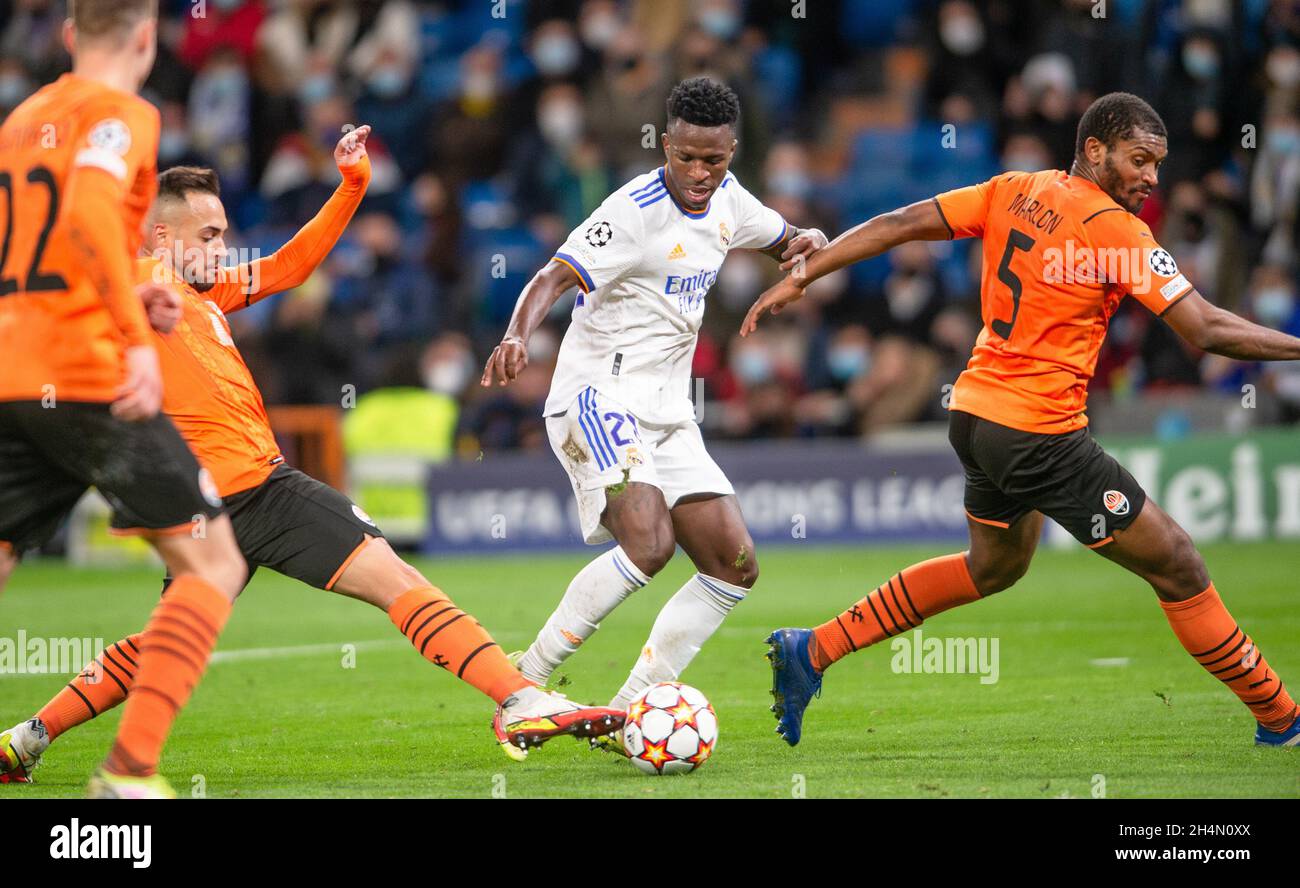 Estadio Santiago Bernabeu, Madrid, Spain. 3rd Nov, 2021. Men's ...