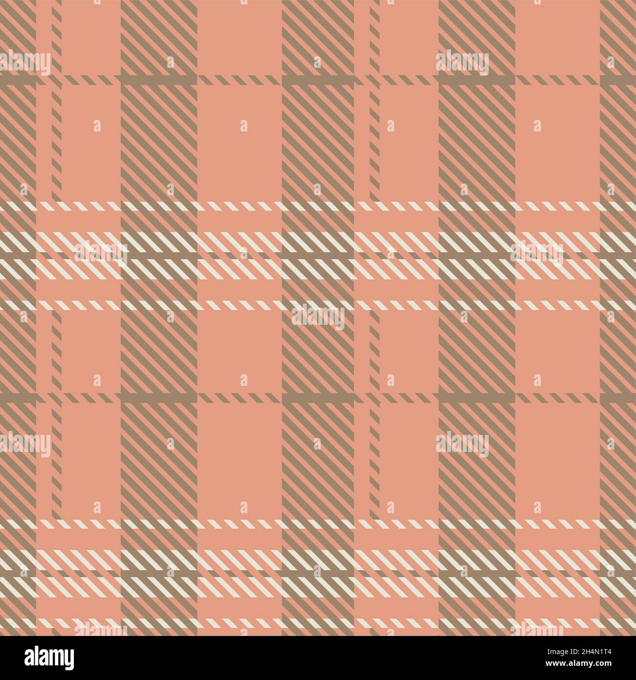 Gender neutral seamless plaid vector pattern. Gingham baby color ...
