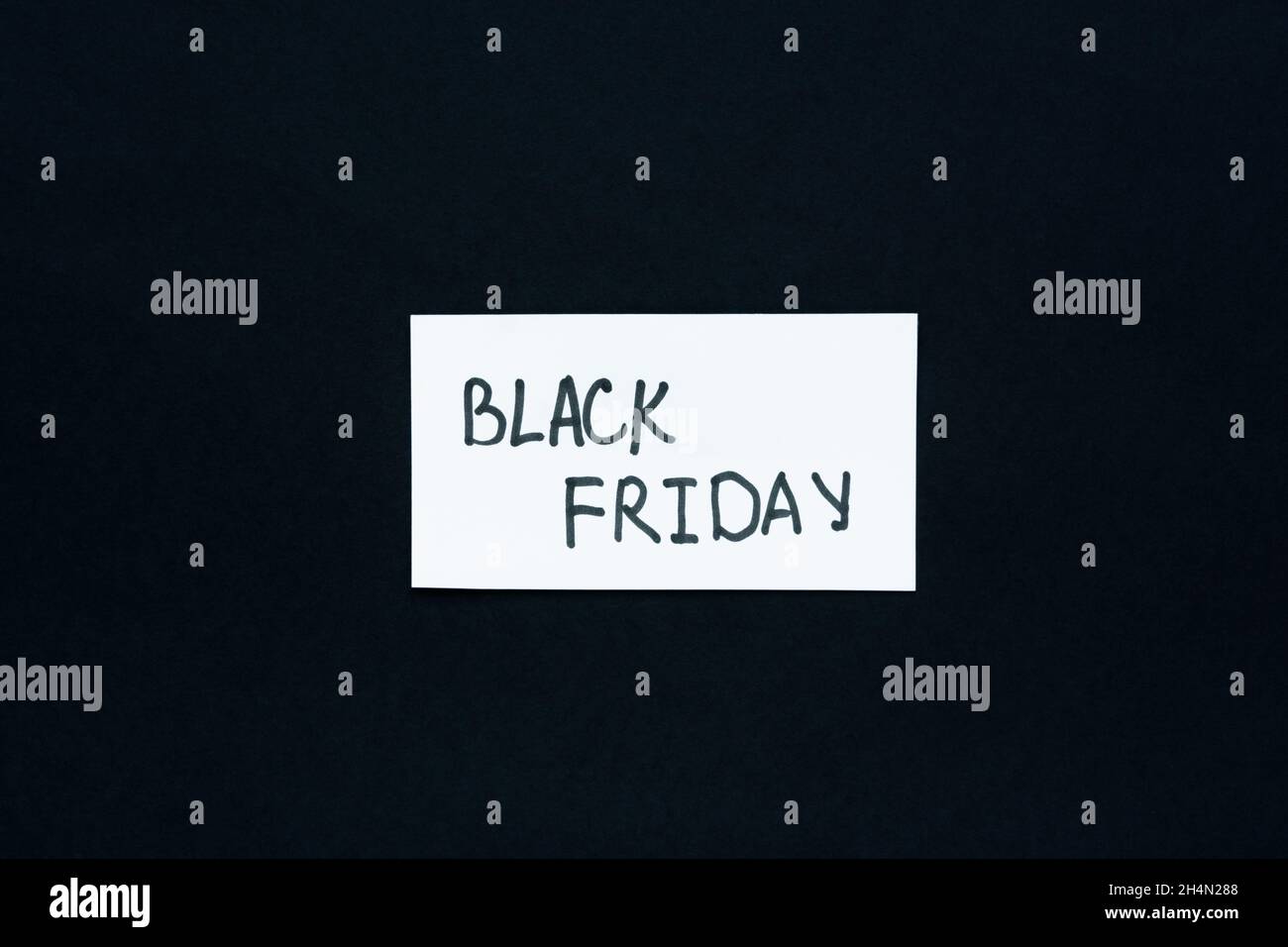Black Friday text. Black background white sheet hand lettering marker ...