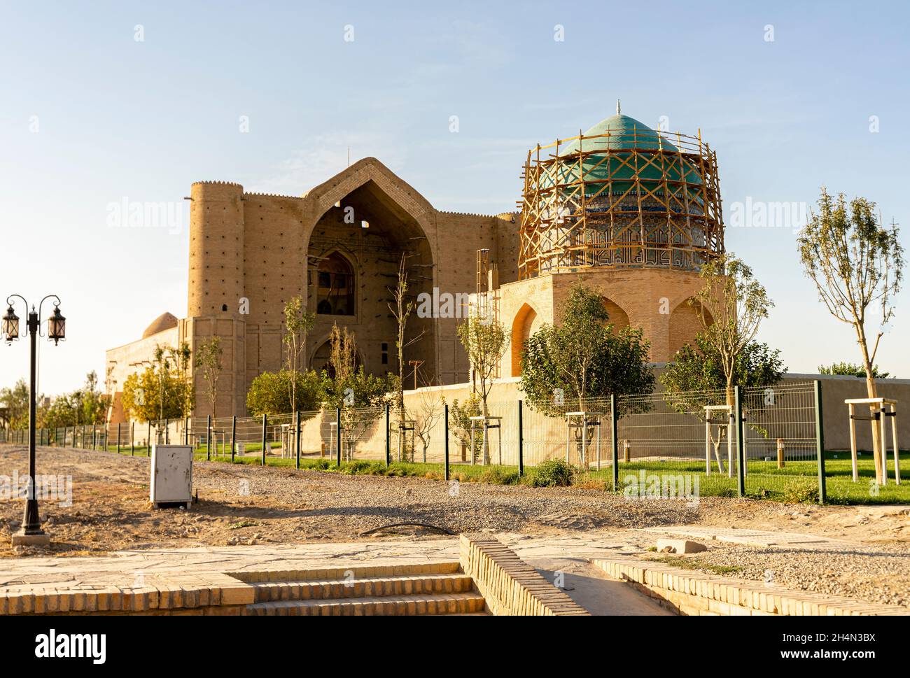Khoja Ahmed Yasawi architectural complex,12-14th century, Main tourist ...