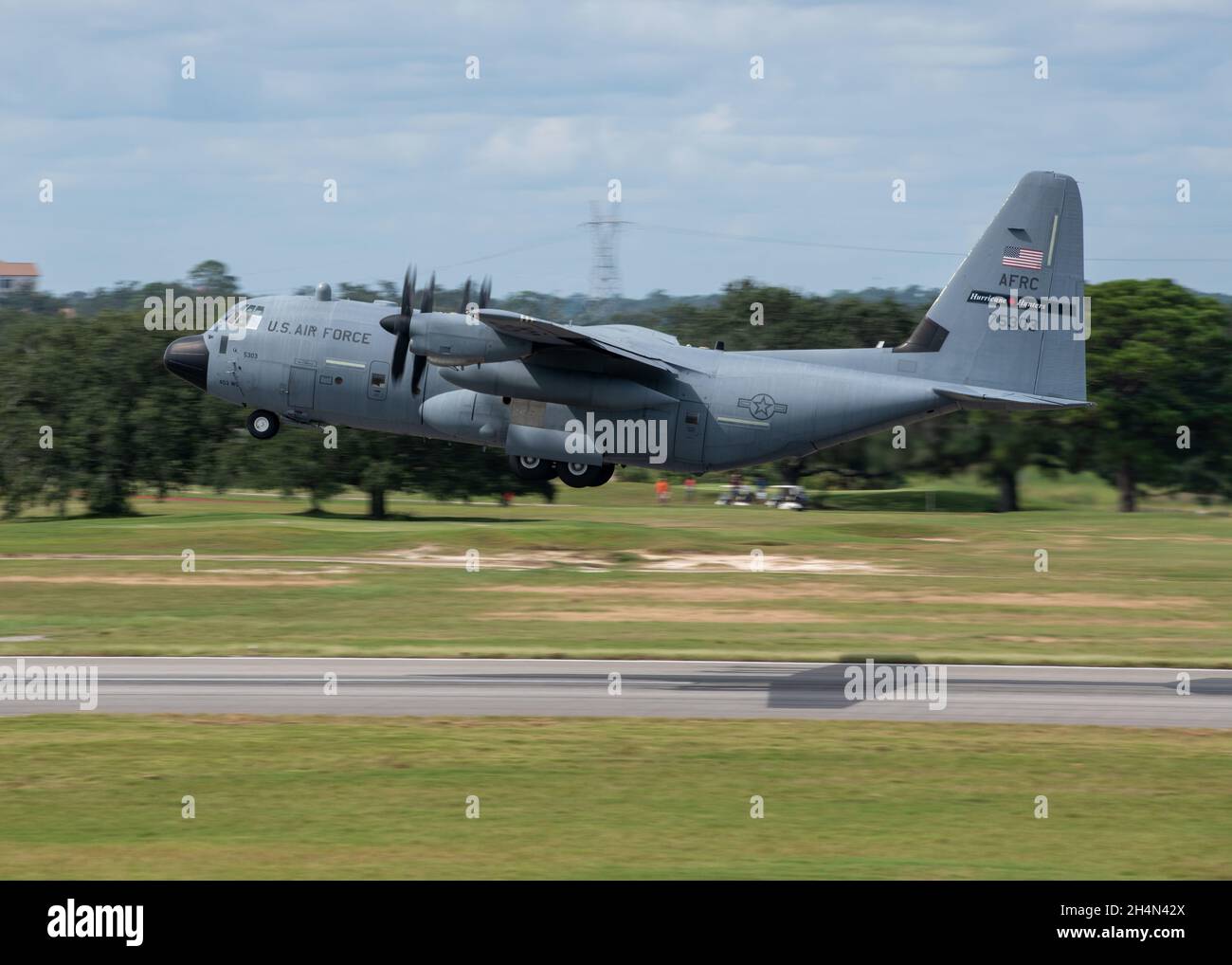 A WC-130J Super Hercules aircraft assigned to the 53rd Weather ...