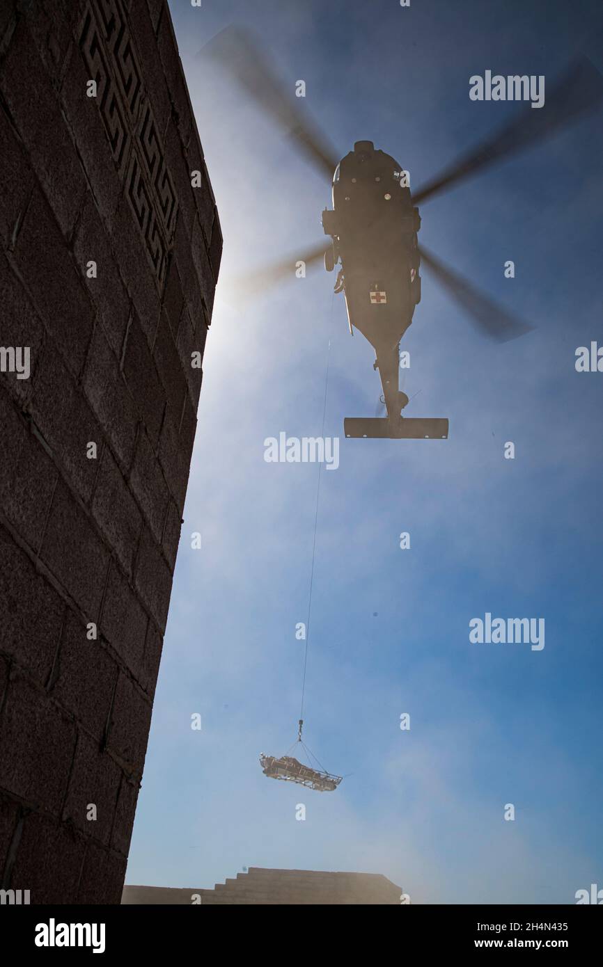 U.S. Army soldiers assigned to the 82nd Airborne Division conduct a ...