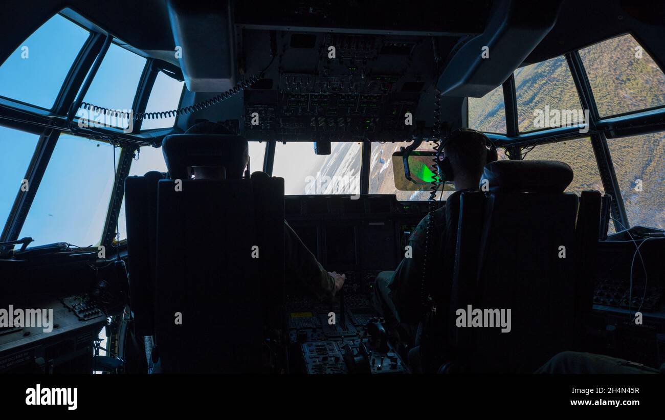U.S. Marine Corps 1st Lt. Aaron Royer III, left, and Capt. Jon Teague ...