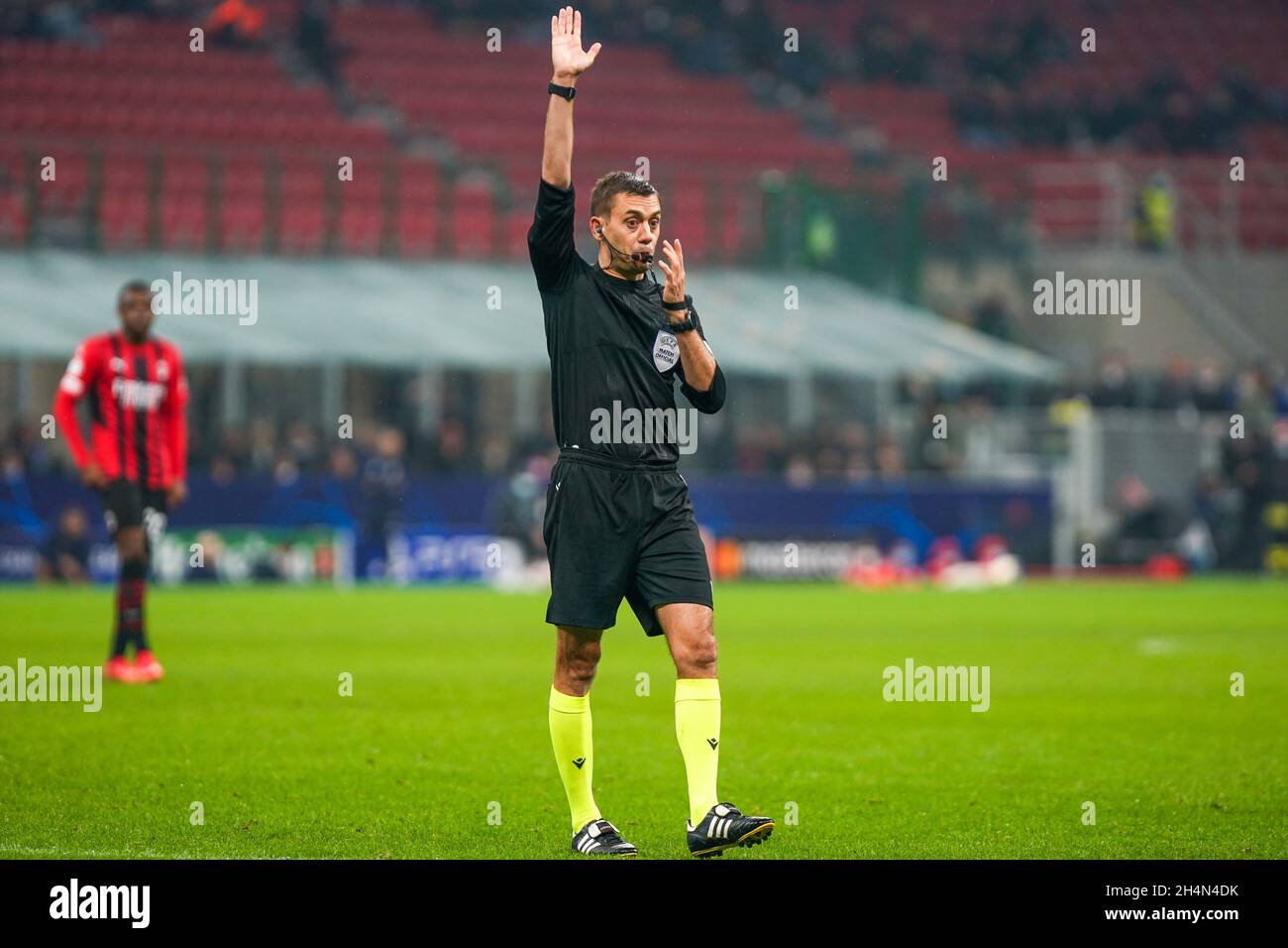 Referee clement turpin during uefa hi-res stock photography and images ...
