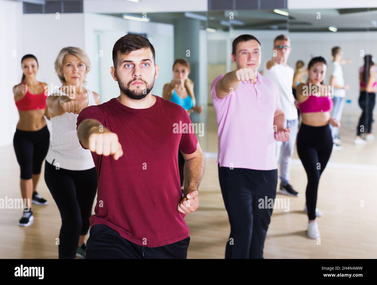adults of different ages dancing at dance class Stock Photo - Alamy