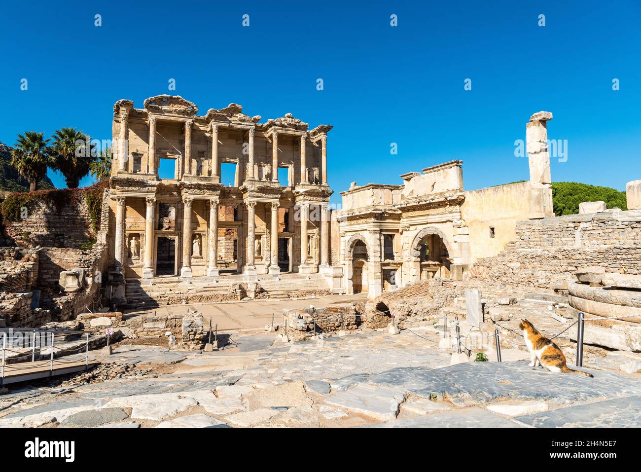 Ephesus, Turkey – November 2, 2020. The Library of Celsus at Ephesus ...