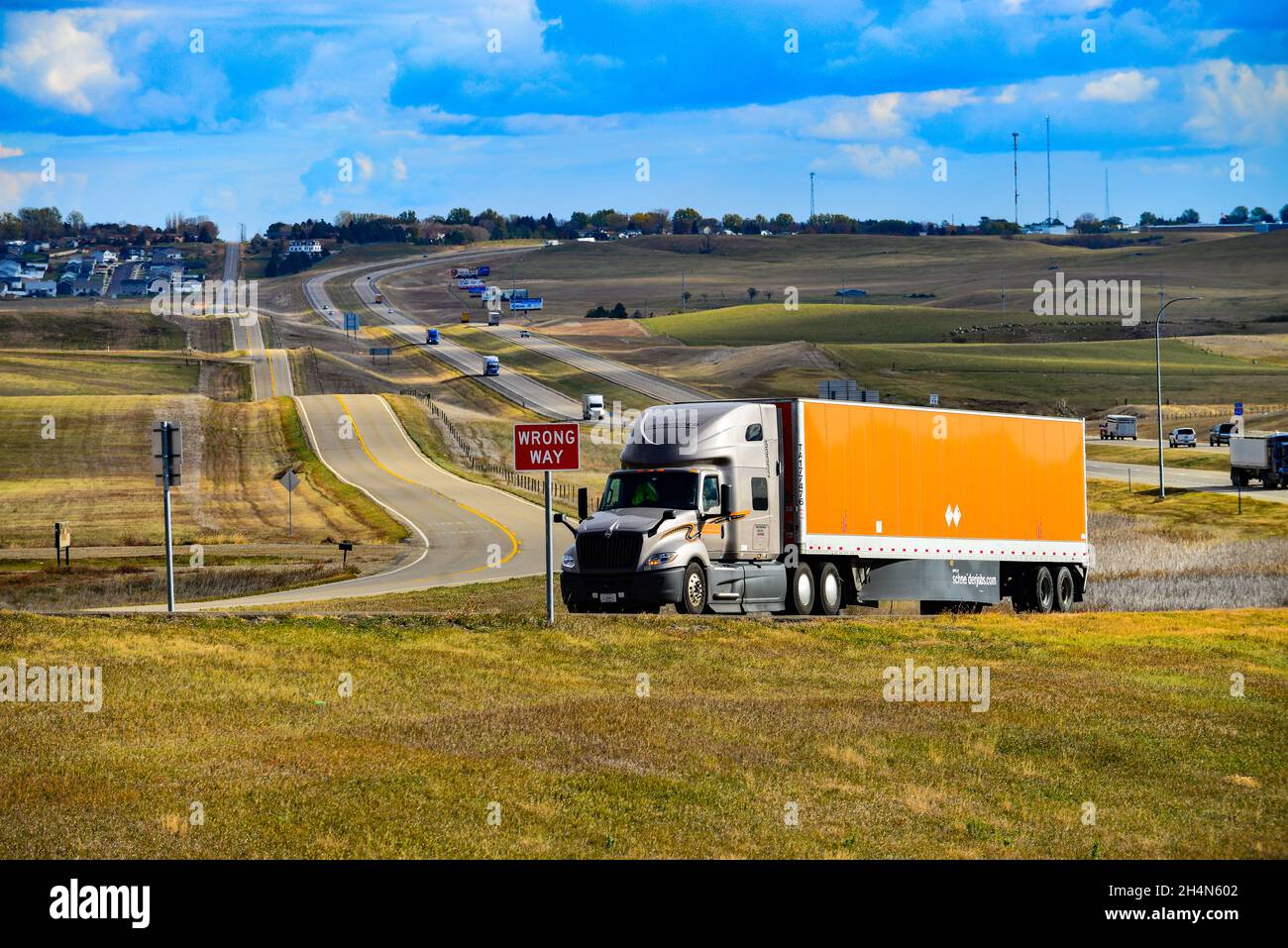 November 1, 2021, Rural Morton county in Western North Dakota ...