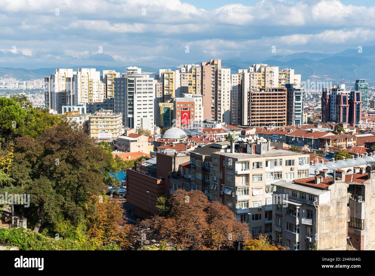Bursa, Turkey – November 10, 2020. Modern residential buildings in ...