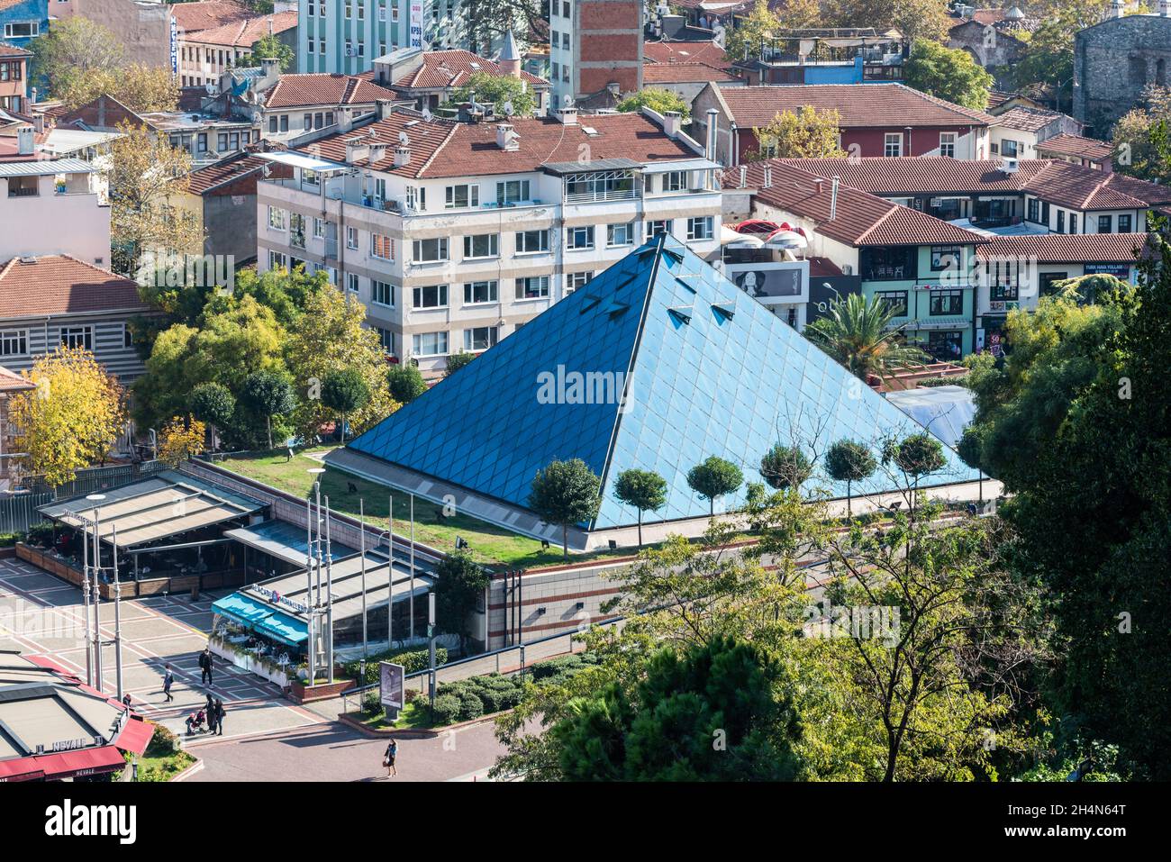 Bursa, Turkey – November 10, 2020. Zafer Plaza shopping mall in Bursa ...