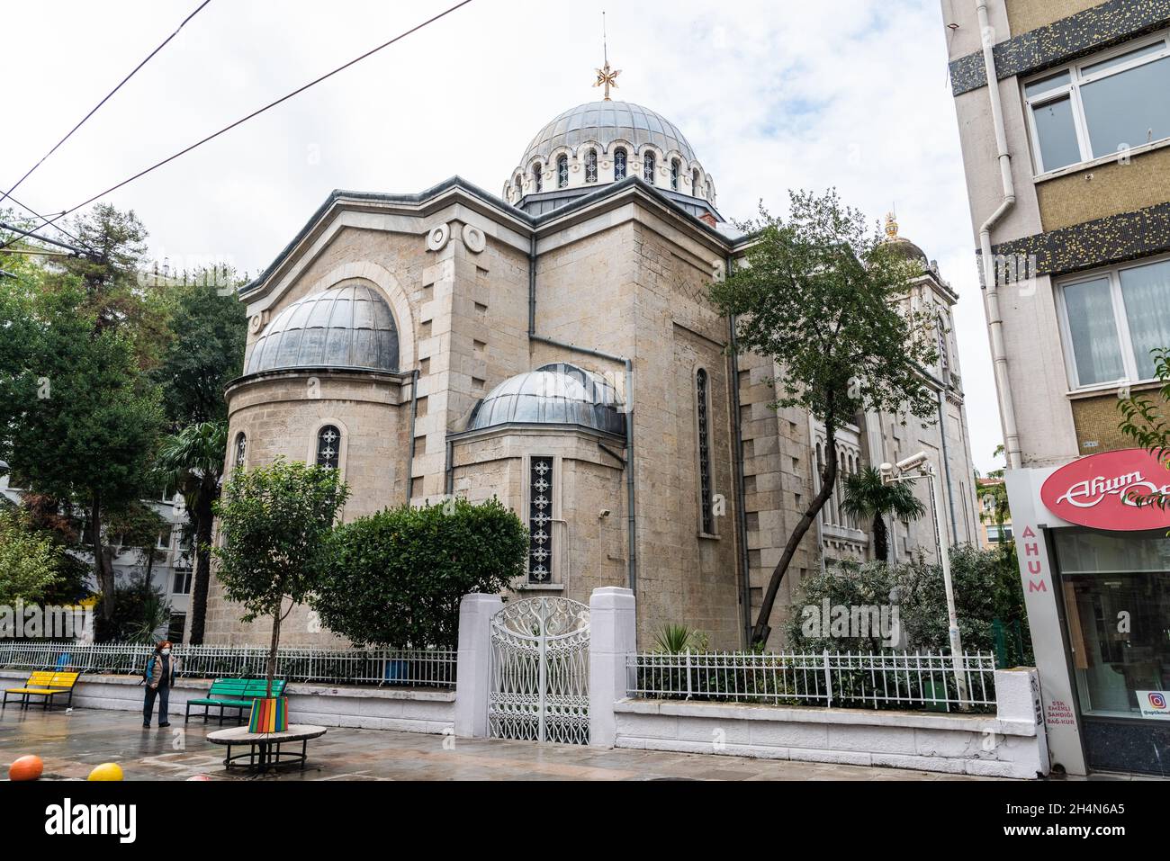 Istanbul, Turkey – November 15, 2020. Greek Orthodox church Hagia ...