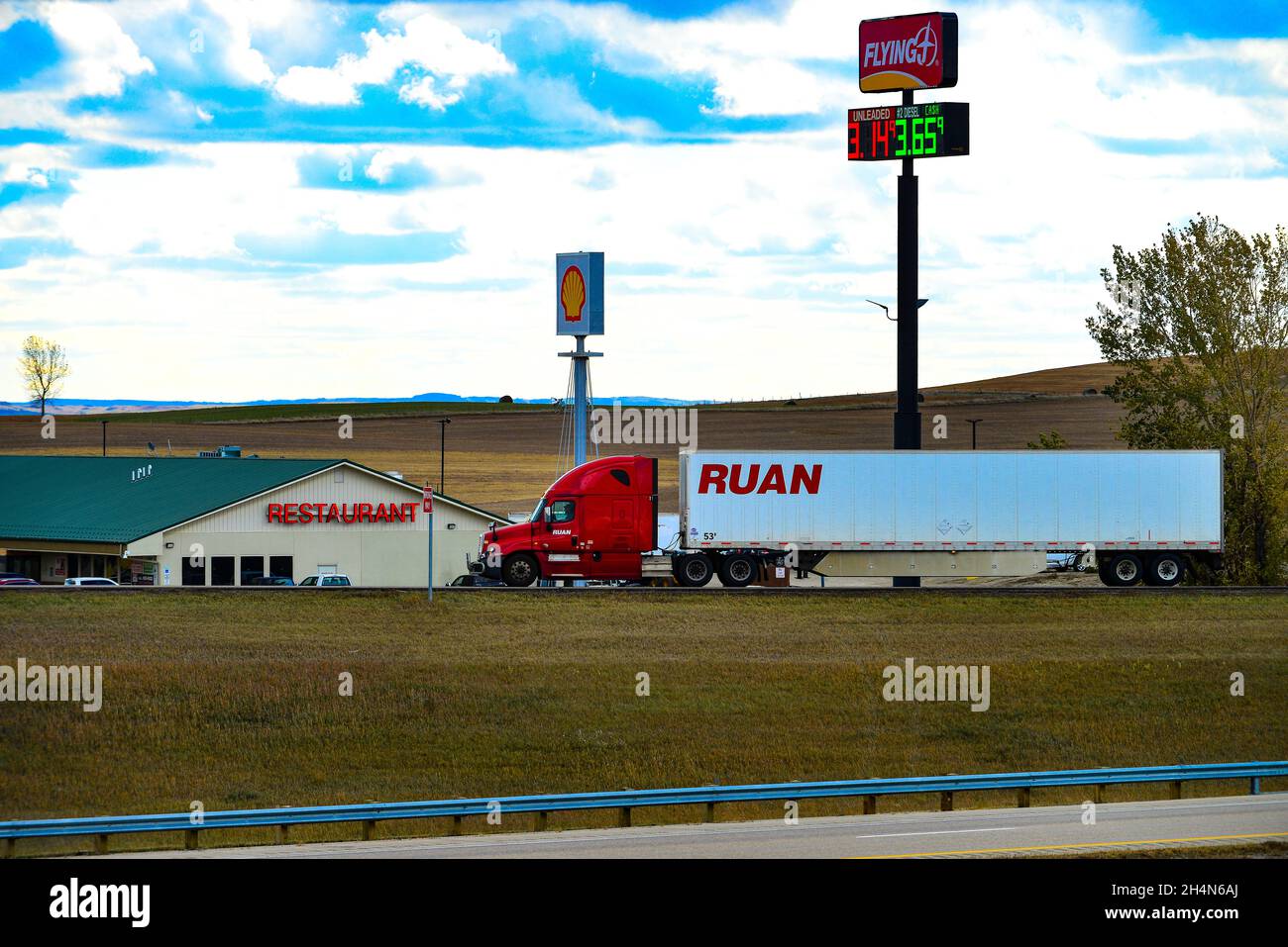 November 1, 2021, Rural Morton county in Western North Dakota ...