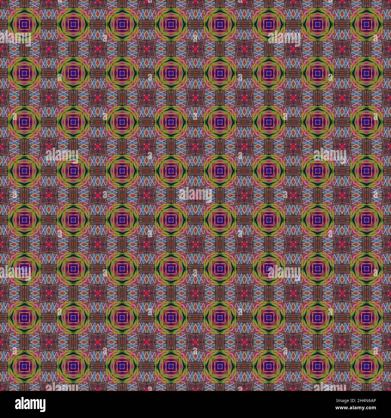 Abstract endless pattern made from thai weave fabric, for background ...