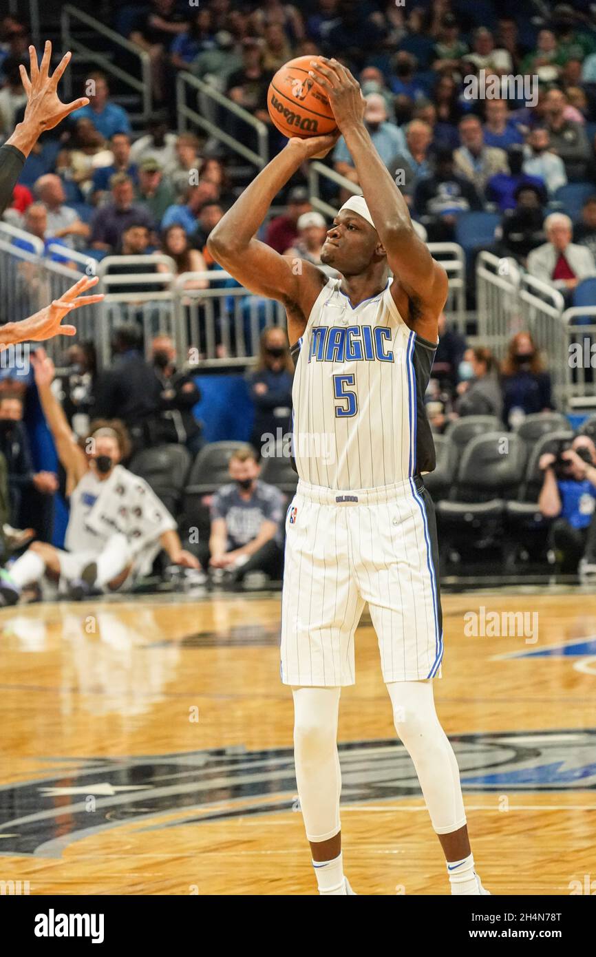 Orlando, Florida, USA, November 3, 2021, Orlando Magic Center Mo Bamba ...