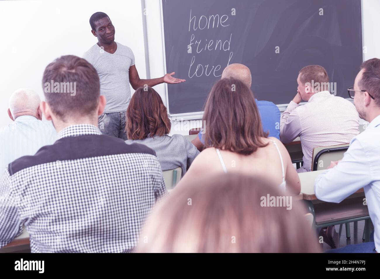 American lecturer hi-res stock photography and images - Alamy