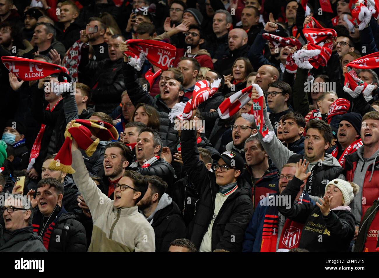 Liverpool fans display hi-res stock photography and images - Alamy