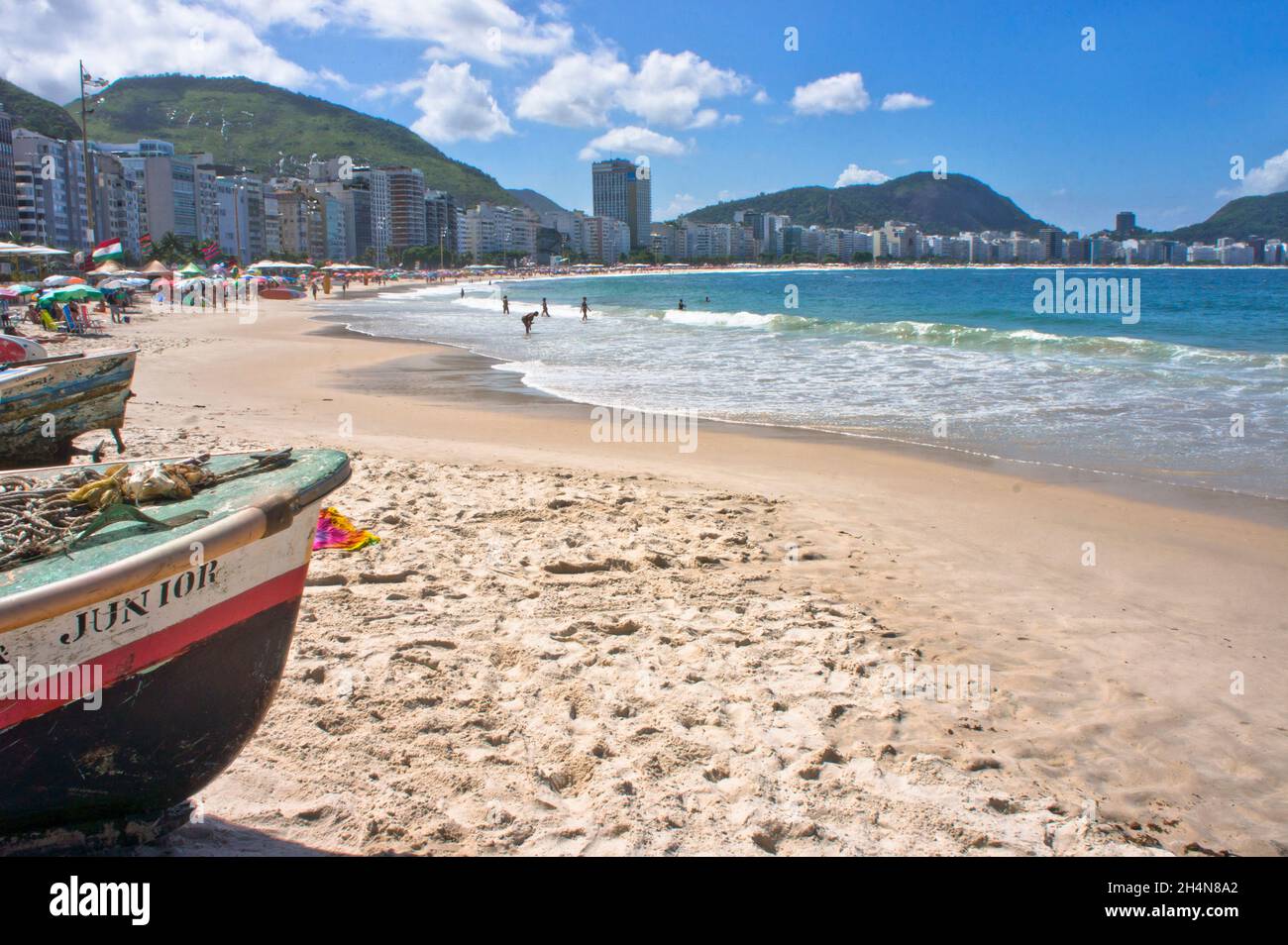 Copacabana beach view hi-res stock photography and images - Alamy