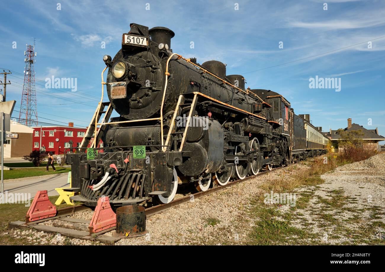 Canadian National Railway Engine 5107 was built in 1919 by Montreal ...