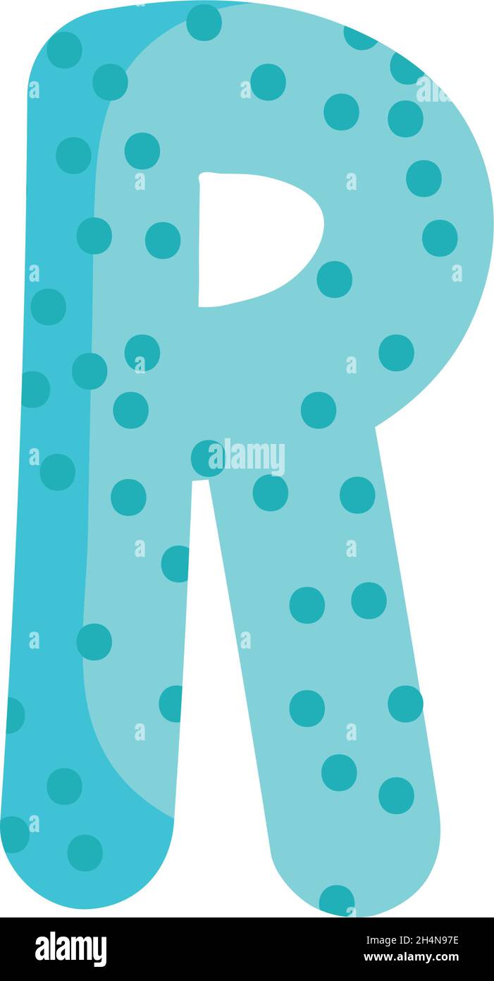 dotted letter R Stock Vector Image & Art - Alamy