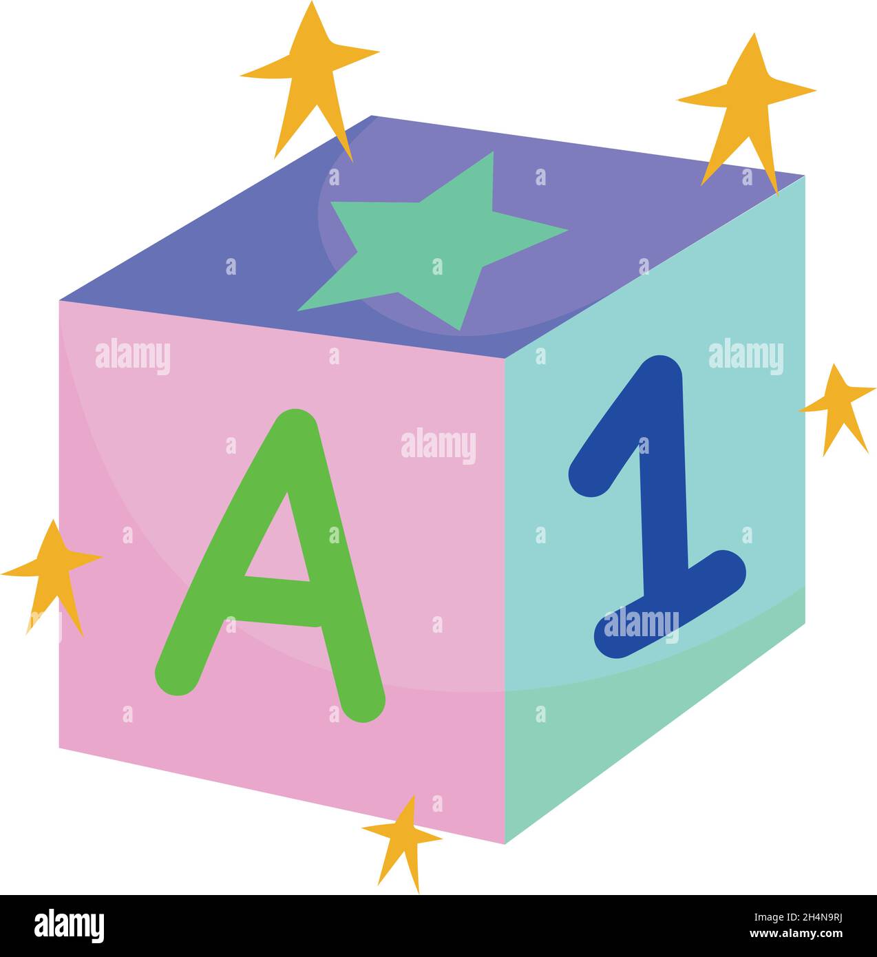 toy block alphabet Stock Vector Image & Art - Alamy