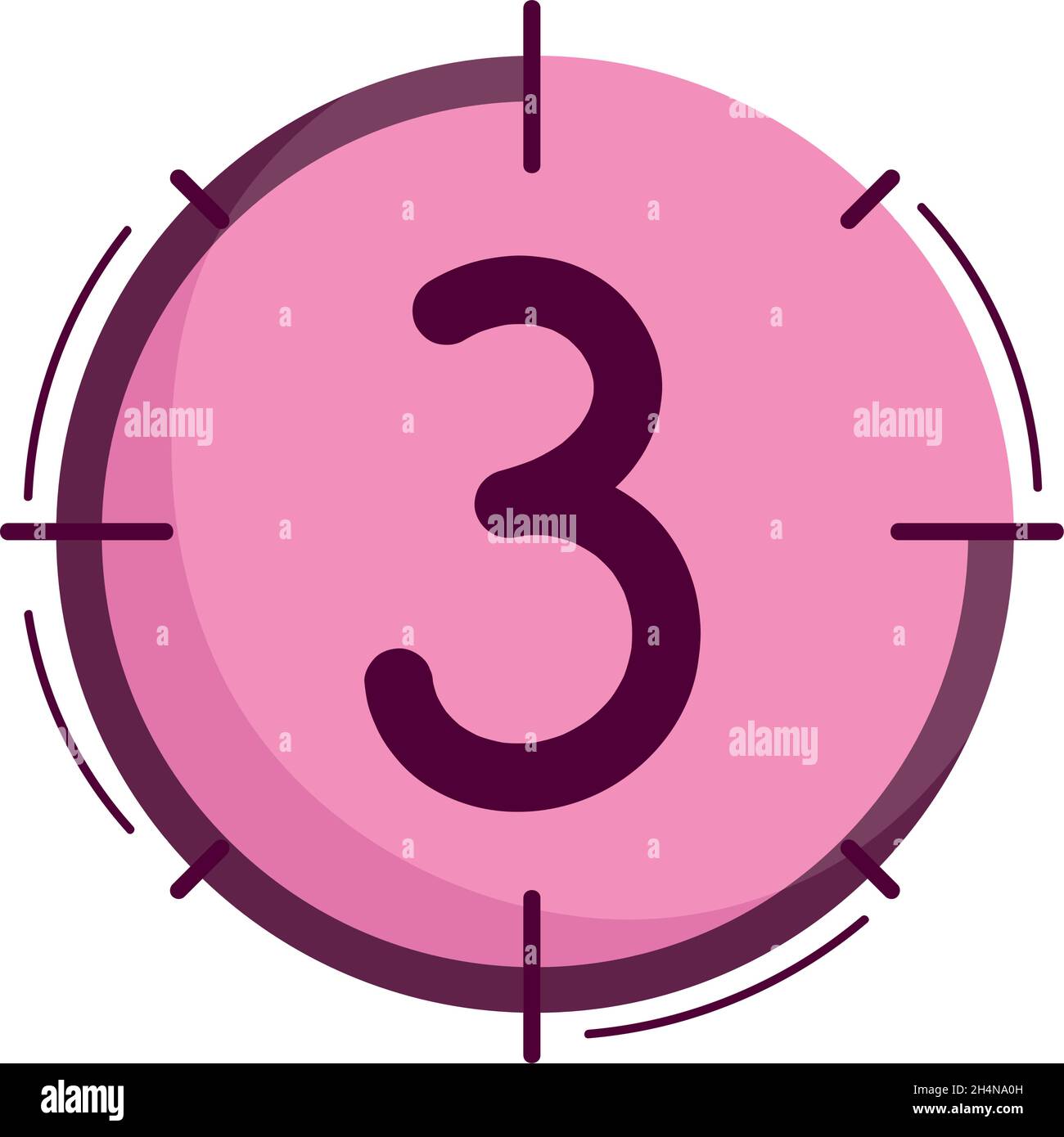 Vintage movie countdown illustration Cut Out Stock Images & Pictures ...