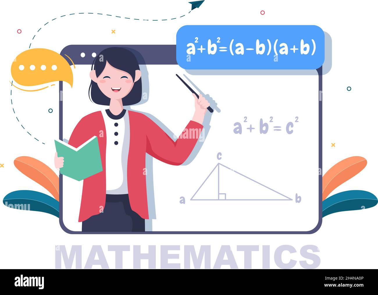 Learning Mathematics of Education and Knowledge Background Cartoon ...