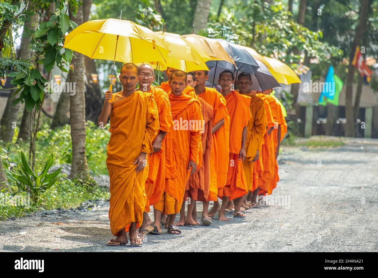 An Giang Sep 21, 2019. Theravada Buddhist monks perform religious ...