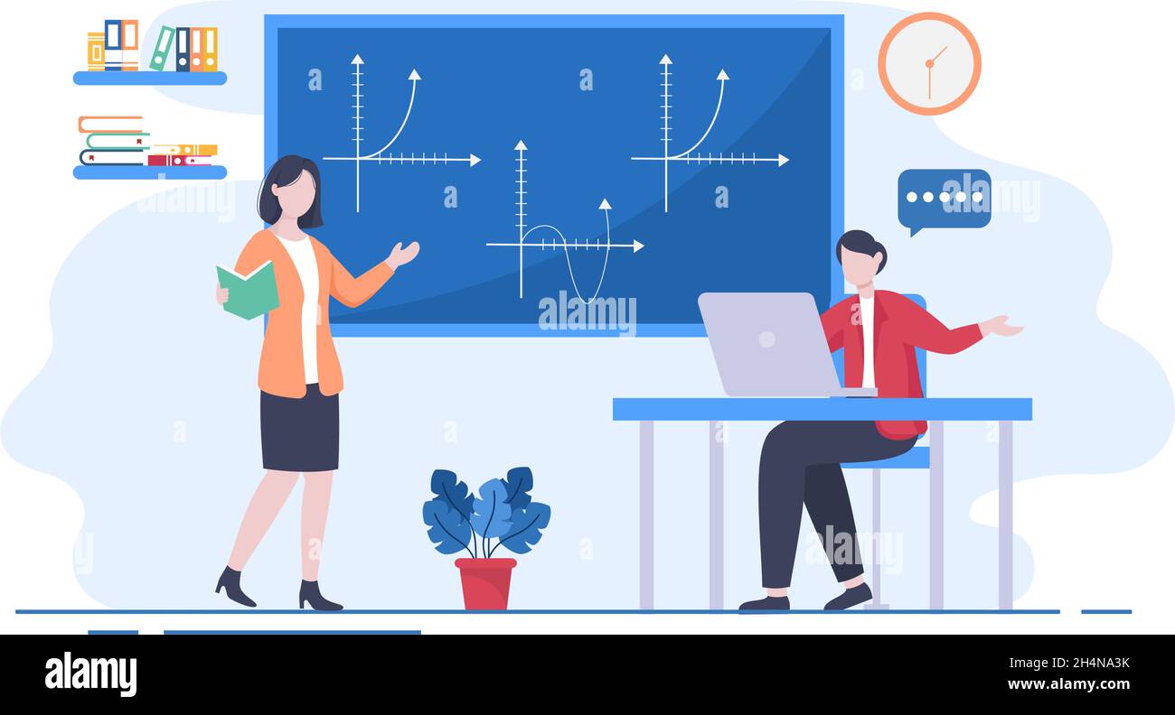 Learning Mathematics of Education and Knowledge Background Cartoon ...