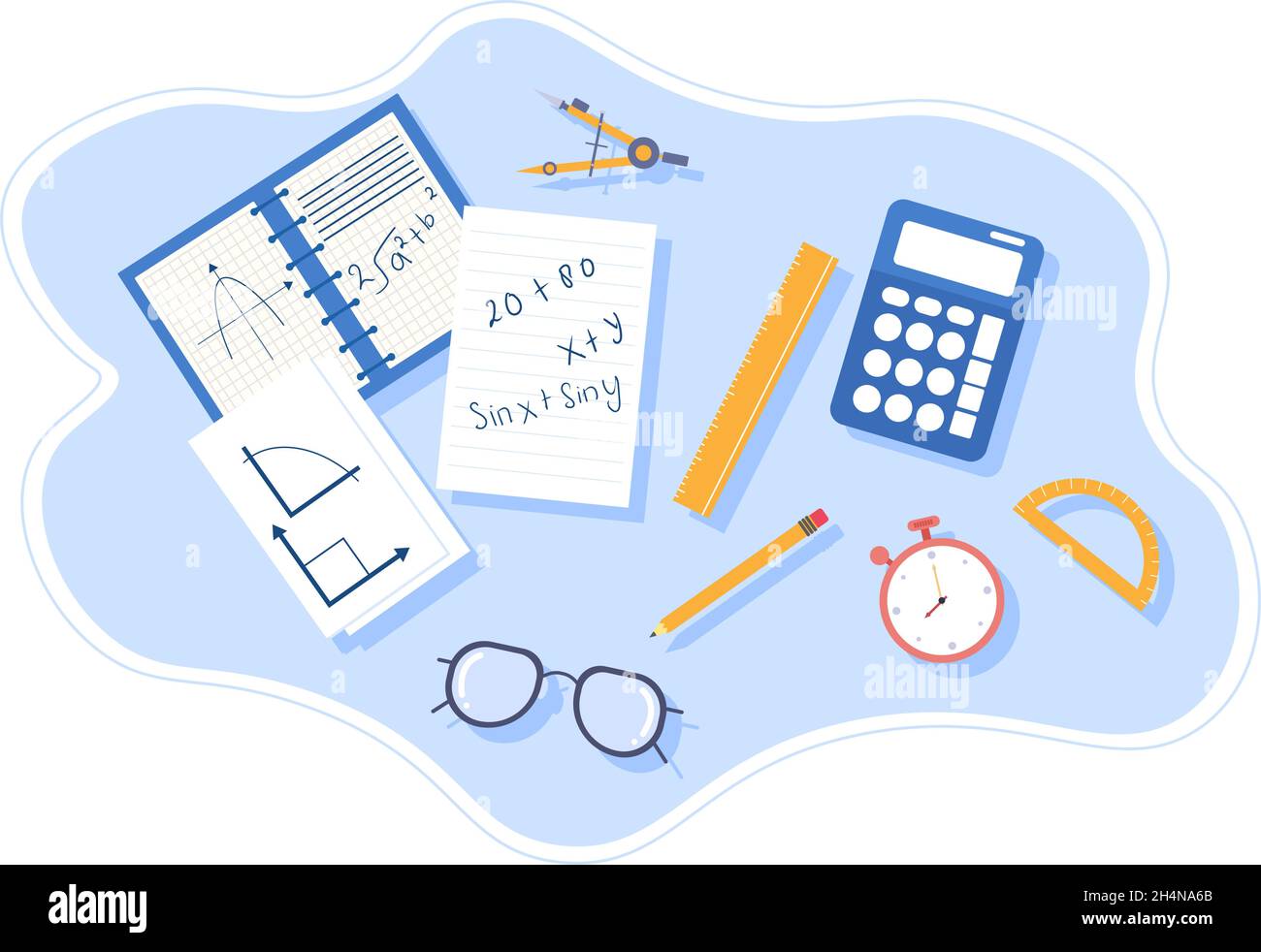 Learning Mathematics of Education and Knowledge Background Cartoon ...