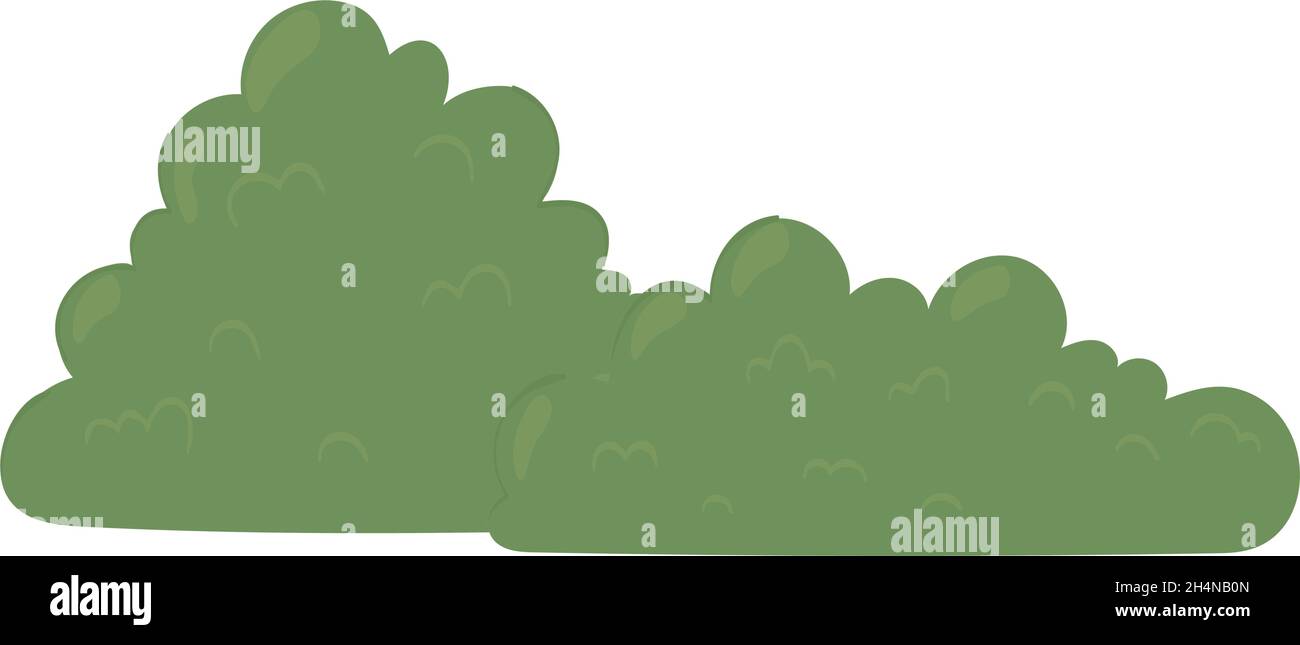 bushes nature foliage Stock Vector Image & Art - Alamy