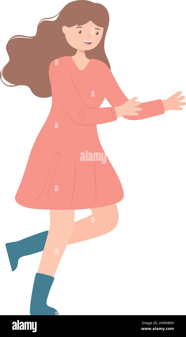 teen girl character Stock Vector Image & Art - Alamy