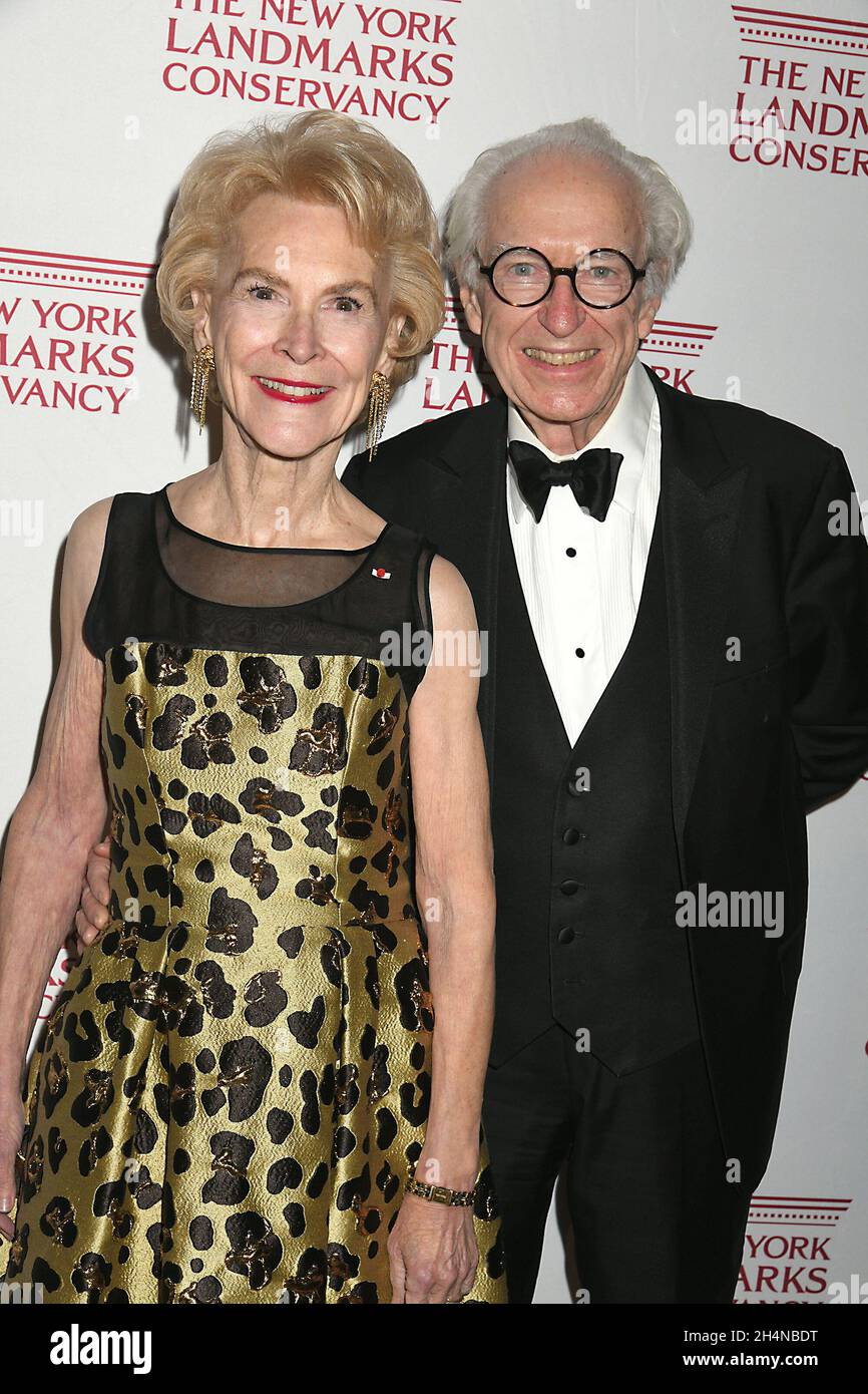 Elizabeth Stribling and Guy Robinson attend the Landmarks Conservancy ...