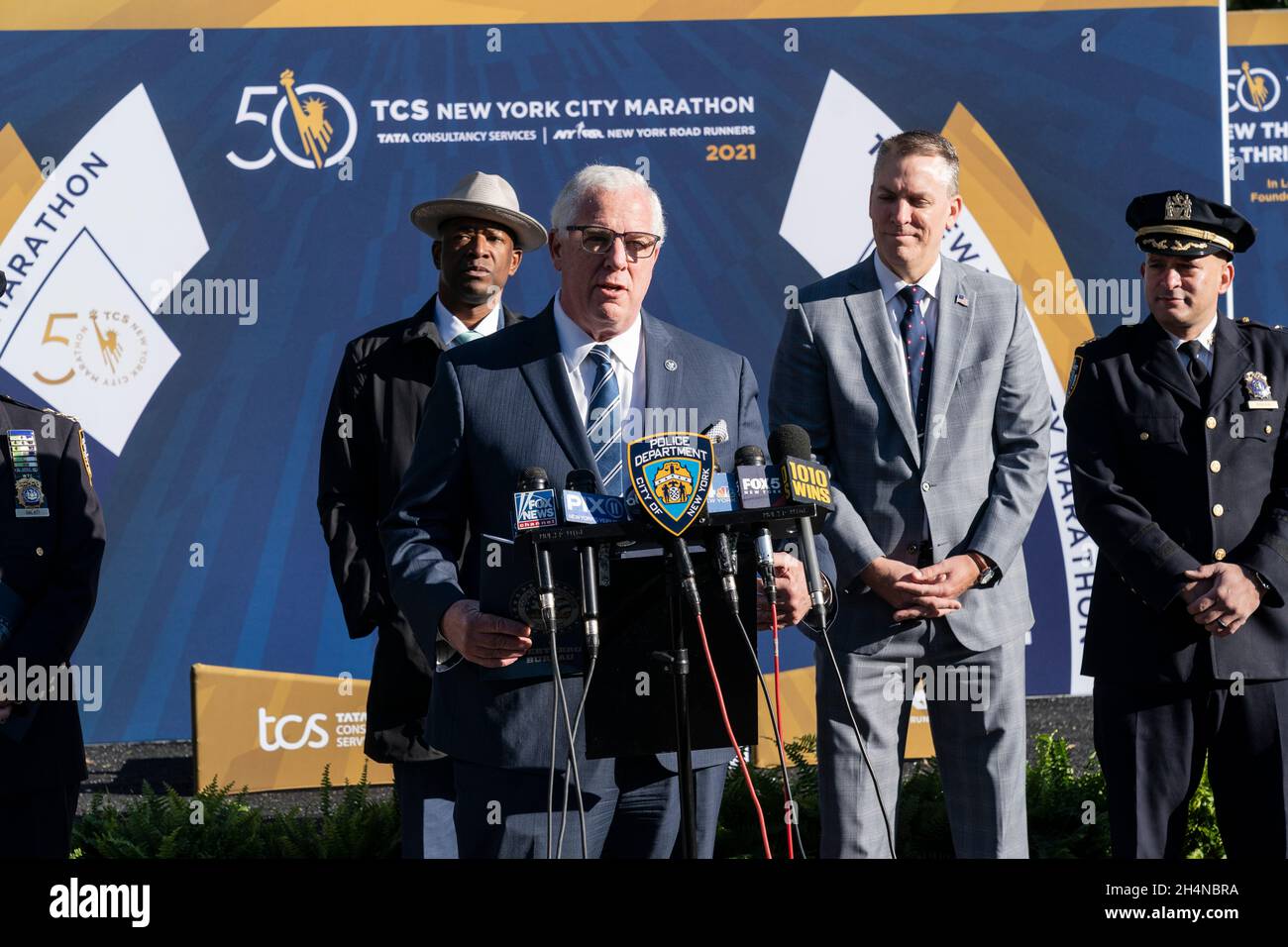 New York, NY - November 3, 2021: John Miller, Deputy NYPD Commissioner ...