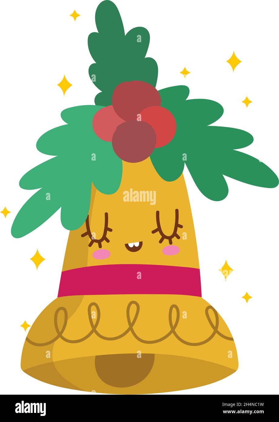 christmas cute bell Stock Vector Image & Art - Alamy