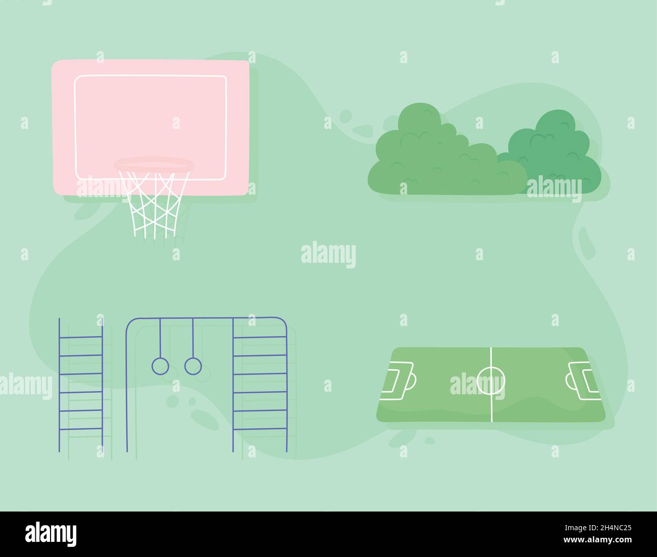 sport field and equipment Stock Vector Image & Art - Alamy