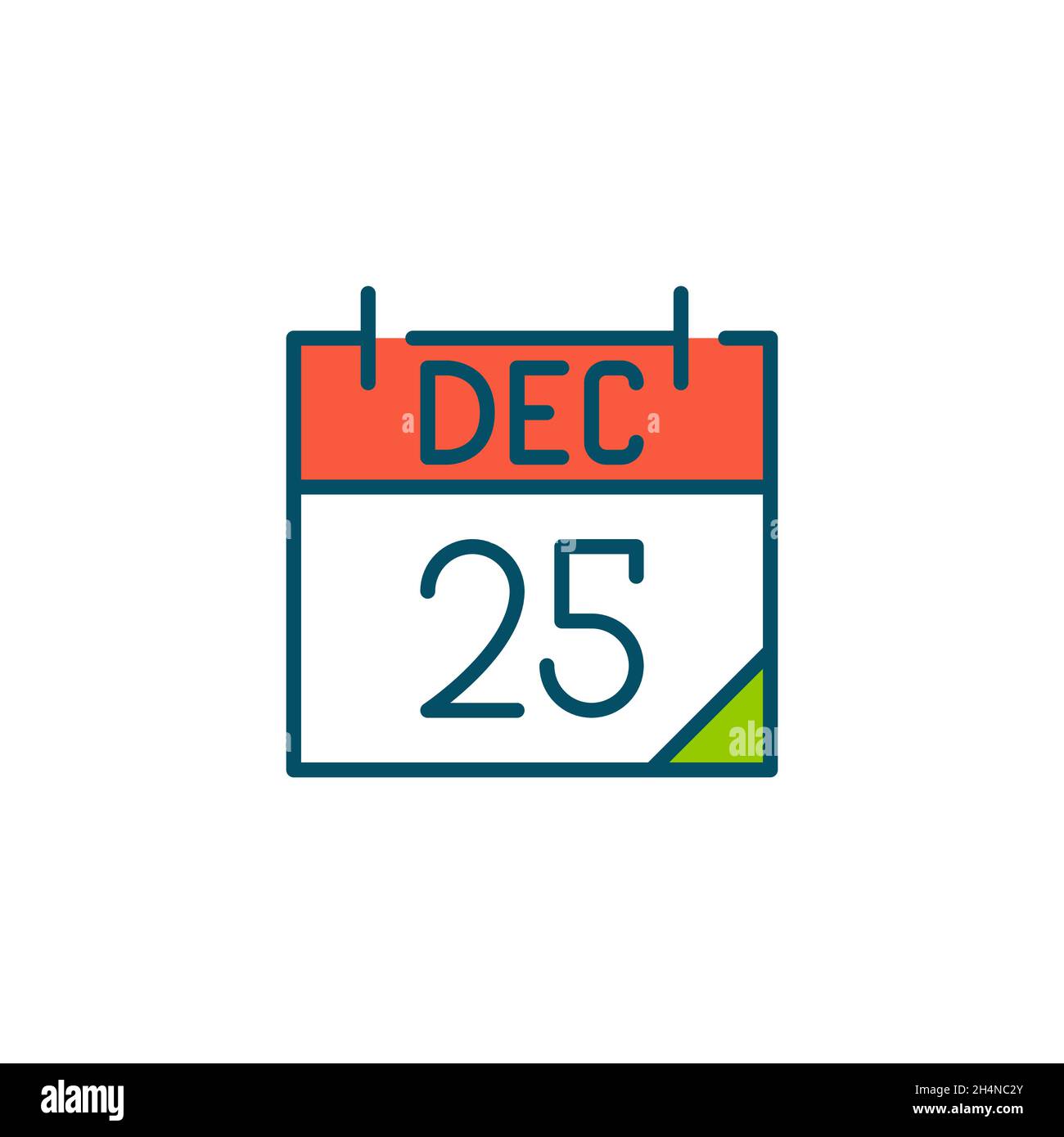 25th december calendar Stock Vector Images - Alamy
