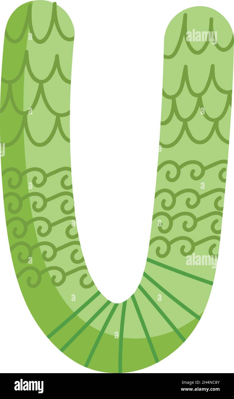 green font U Stock Vector Image & Art - Alamy