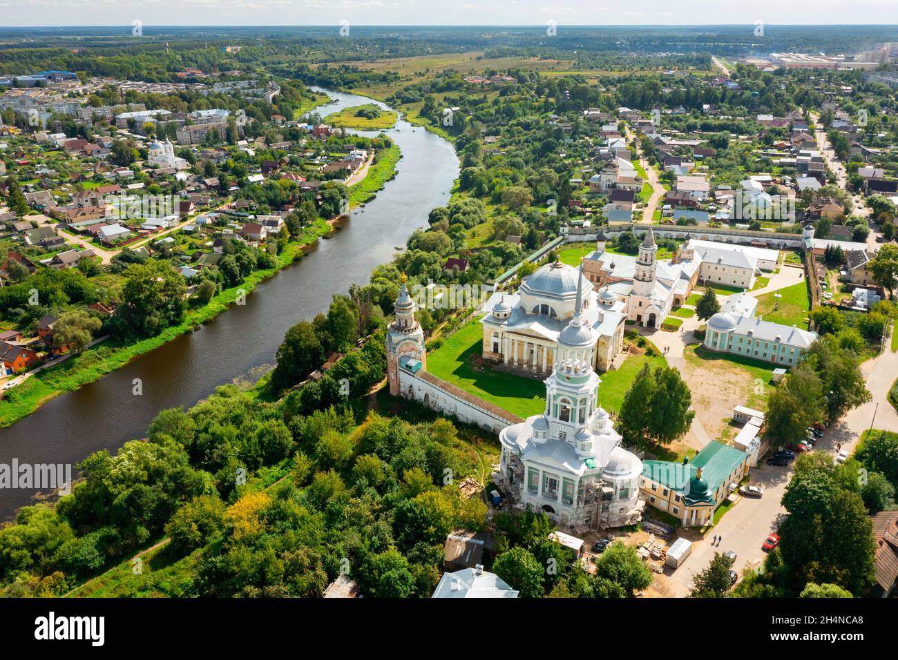 Cityscape of Torzhok, Russia Stock Photo - Alamy